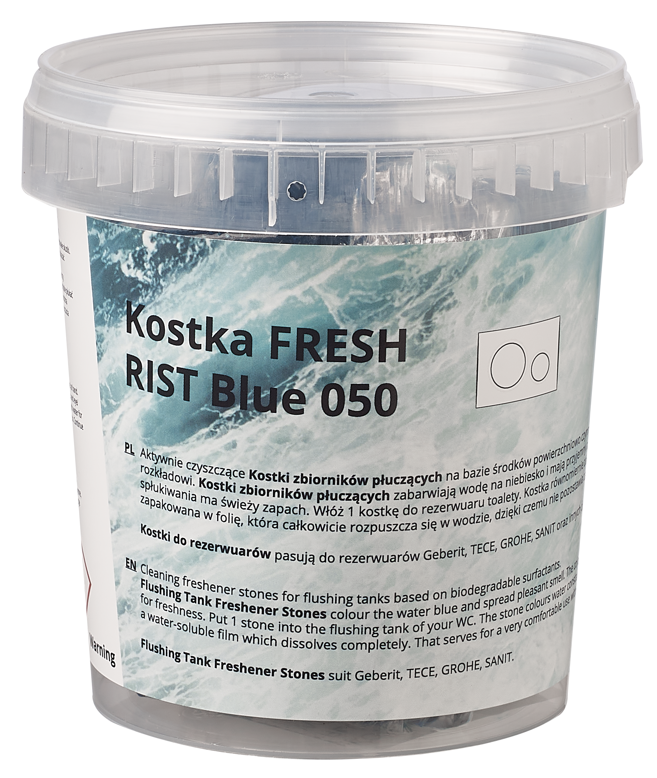 Kostka Fresh do WC RIST BLUE SANIT - Leroy Merlin