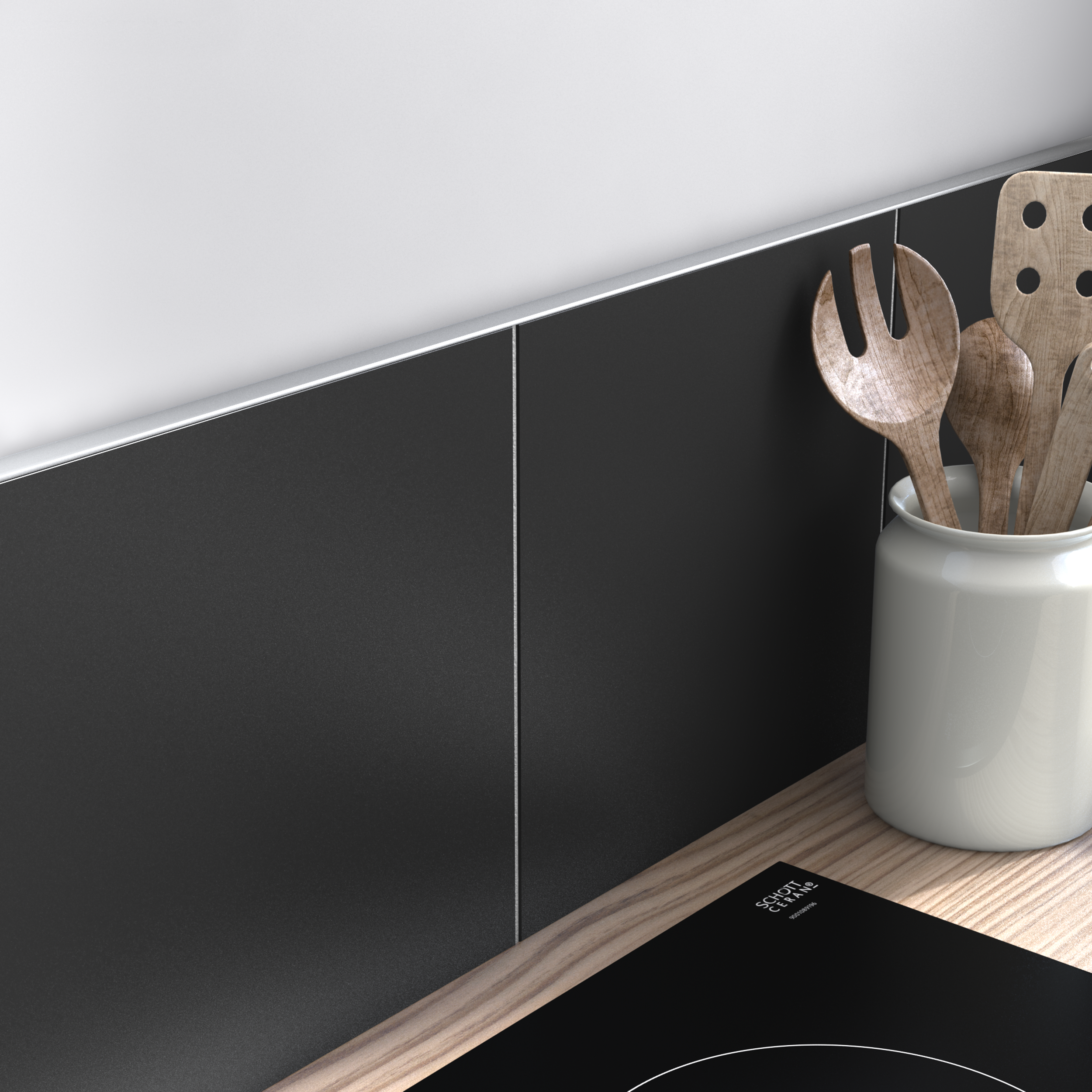 Profilo angolare esterno in alluminio anodizzato grigio opaco Sp 10mm x ...