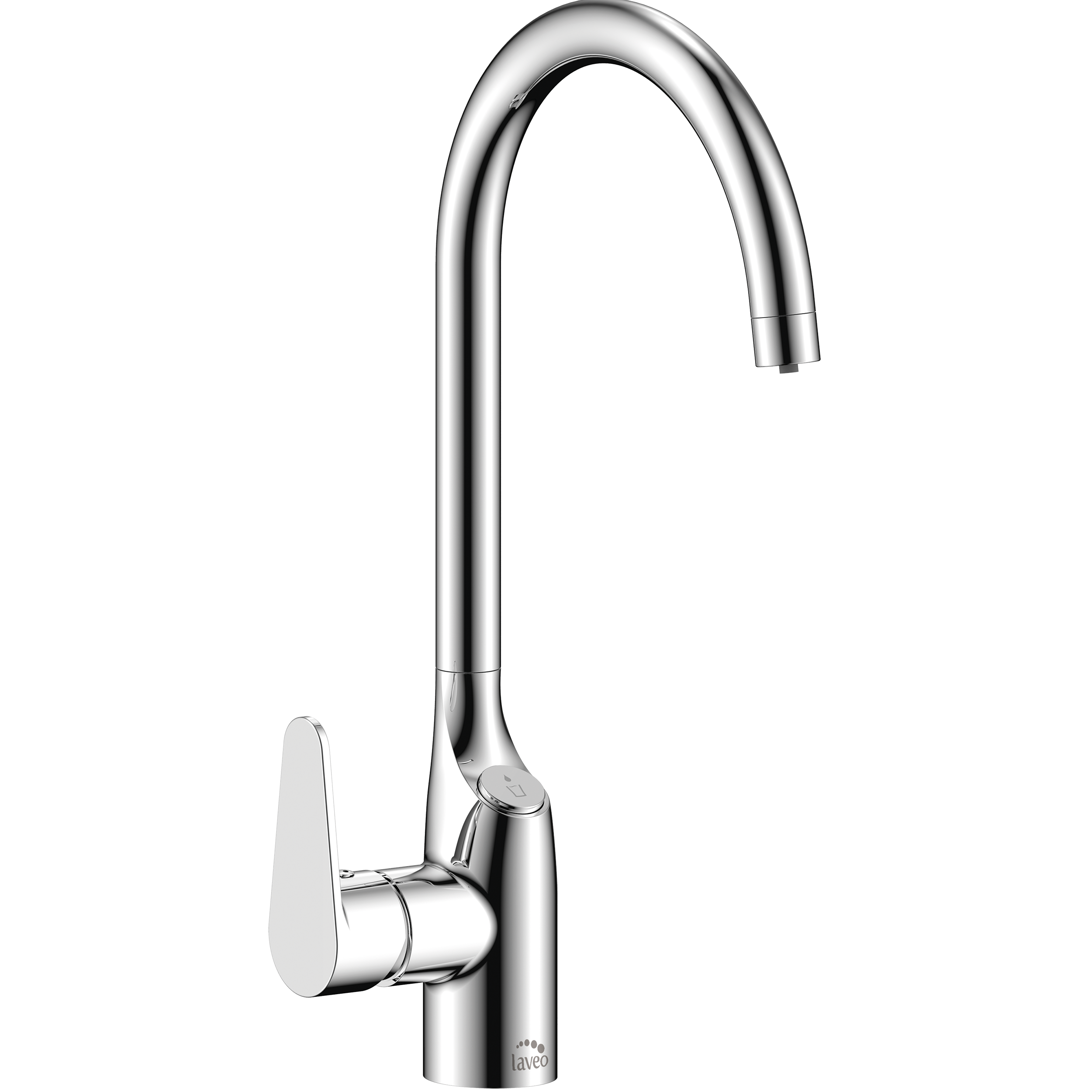 Bateria kuchenna filtrująca Claro Chrom wylewka U 40 cm Laveo - Leroy ...