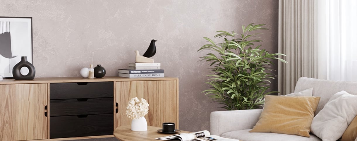 Ściana jako element dekoracji – farby i tynki strukturalne - Leroy Merlin