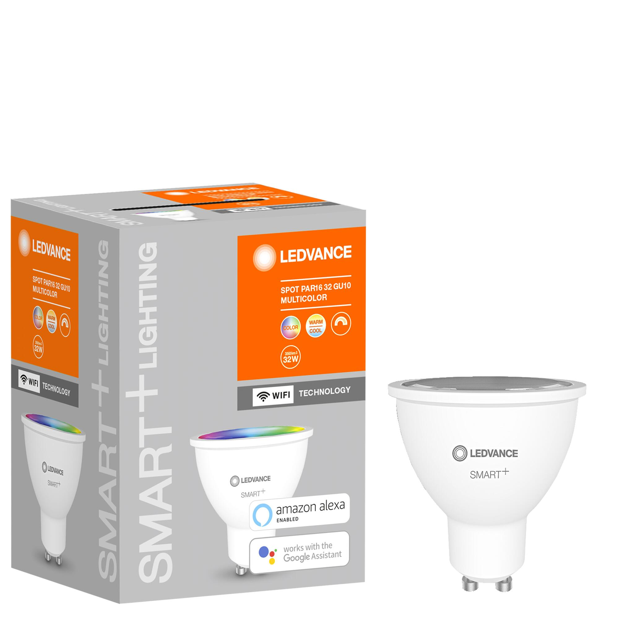 Żarówka LED GU10 Smart+ 32 W 350 lm RGB Ledvance - Leroy Merlin