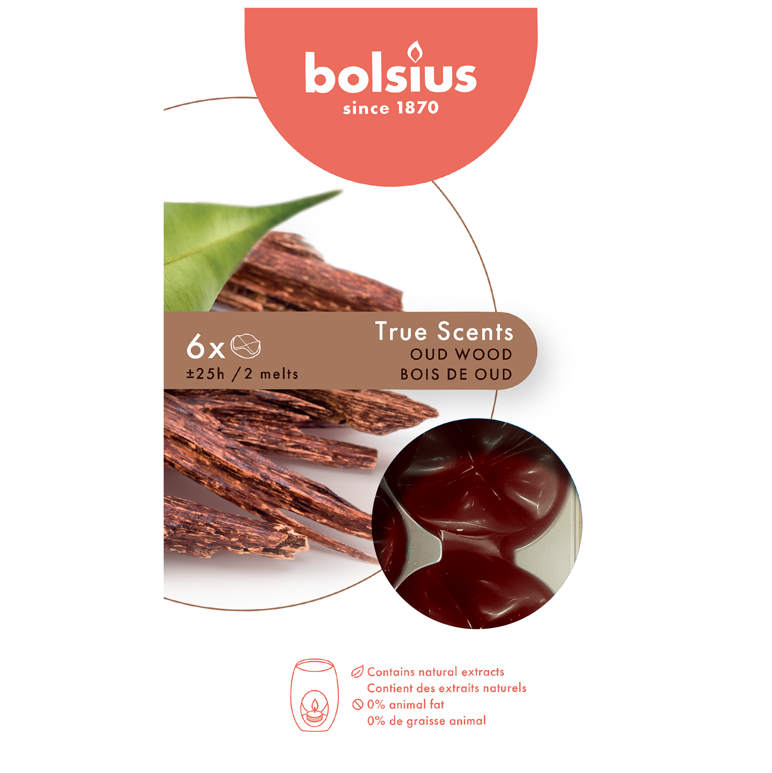 Płatki zapachowe True Scents drzewo agarowe 6 szt. Bolsius - Leroy Merlin