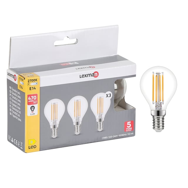 Ampoule e14 40w au meilleur prix | Leroy Merlin