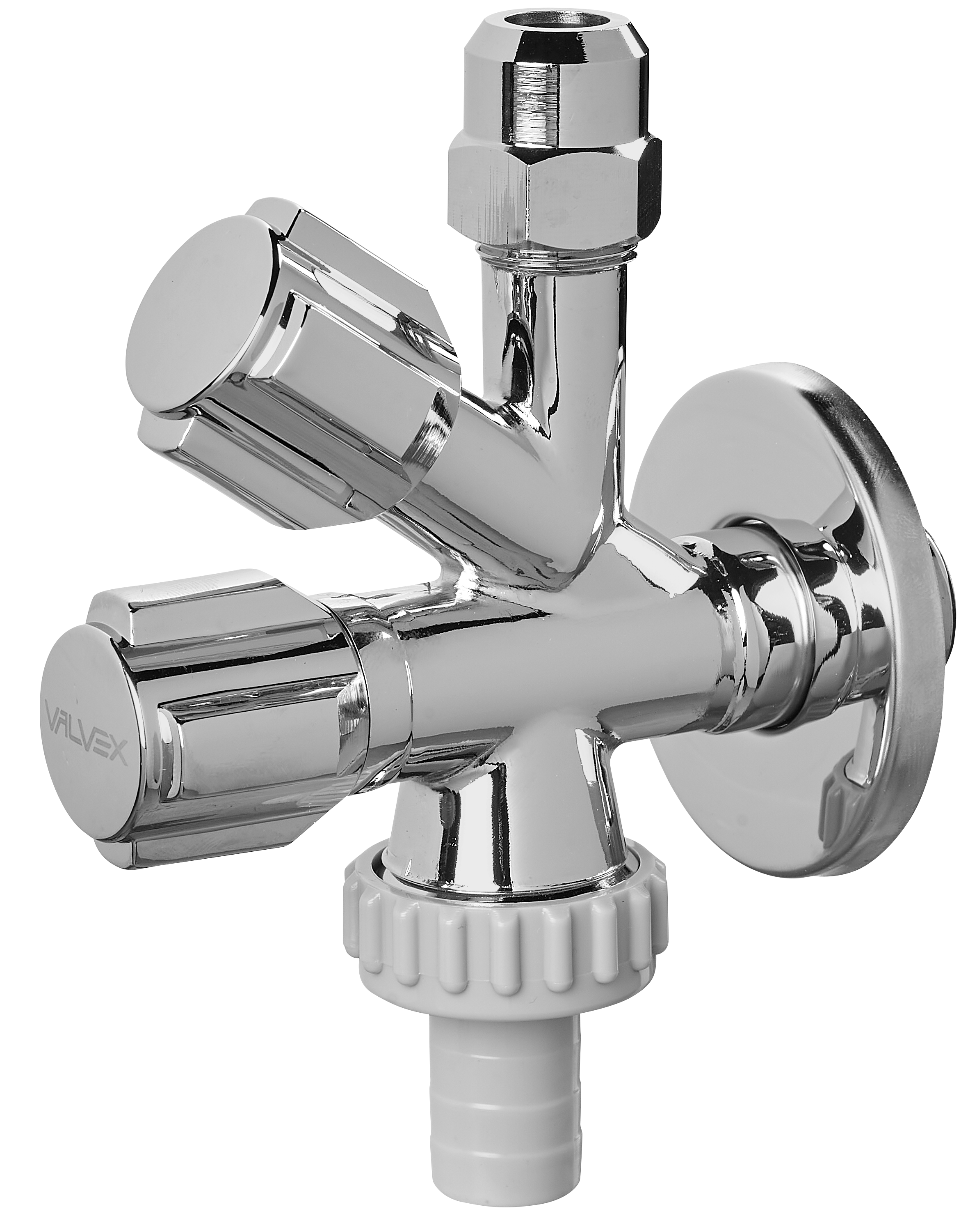 Kurek kątowy 1/2" - 3/8 - 3/4" VALVEX - Leroy Merlin