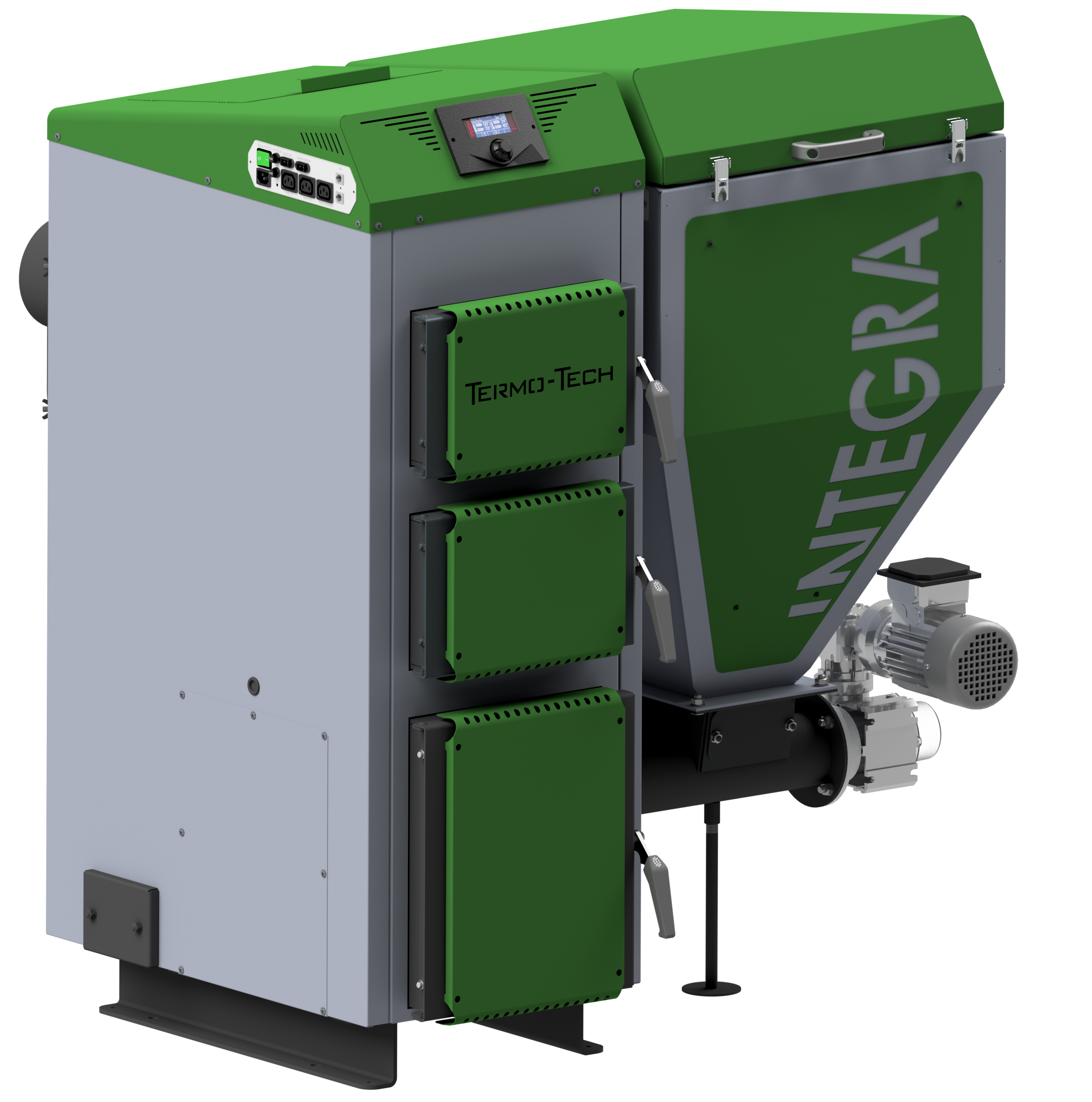 Kocioł kondensacyjny wielopaliwowy INTEGRA 18kW prawa TERMO-TECH ...