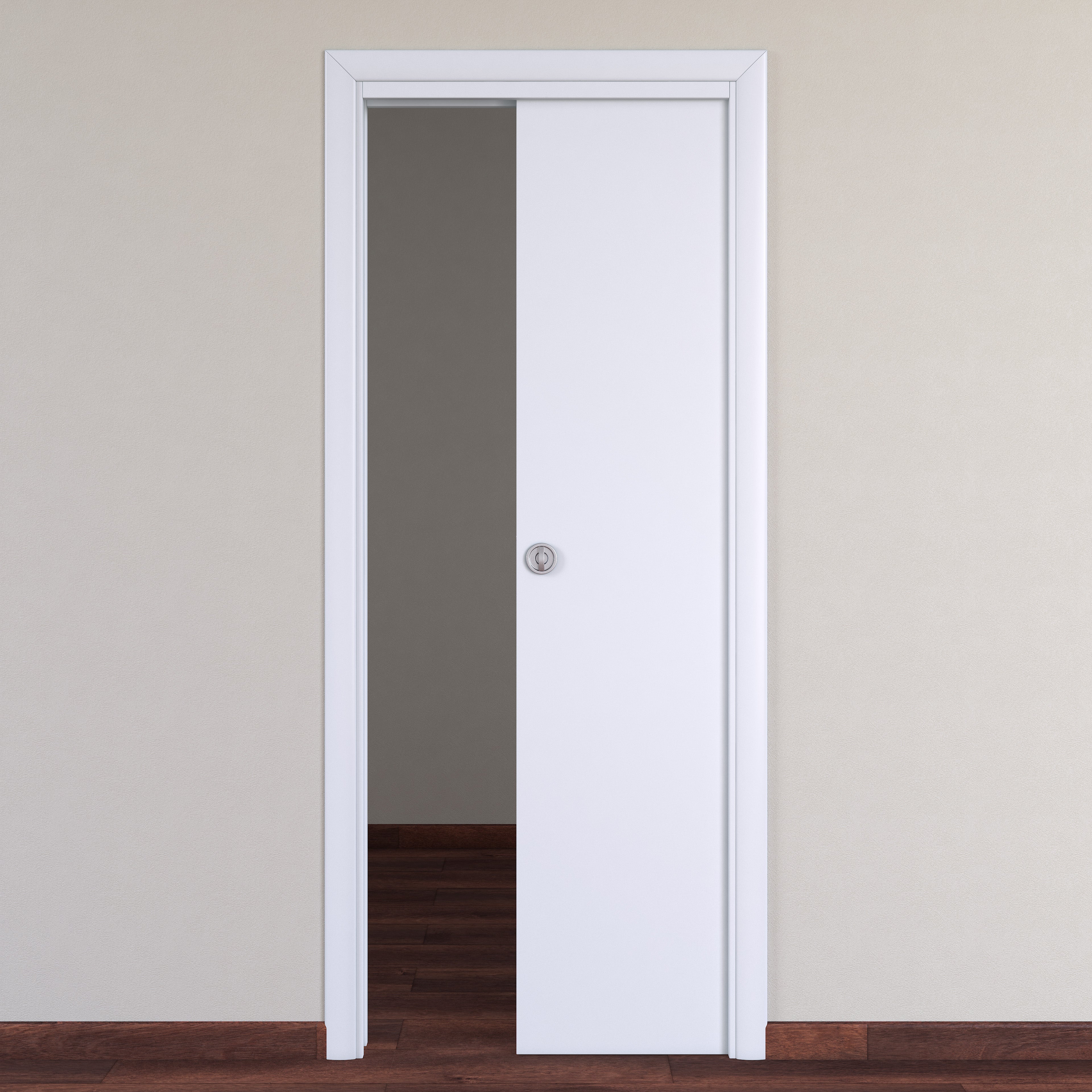 Porta scorrevole Pearl bianco L 90 x H 210 cm reversibile | Leroy Merlin