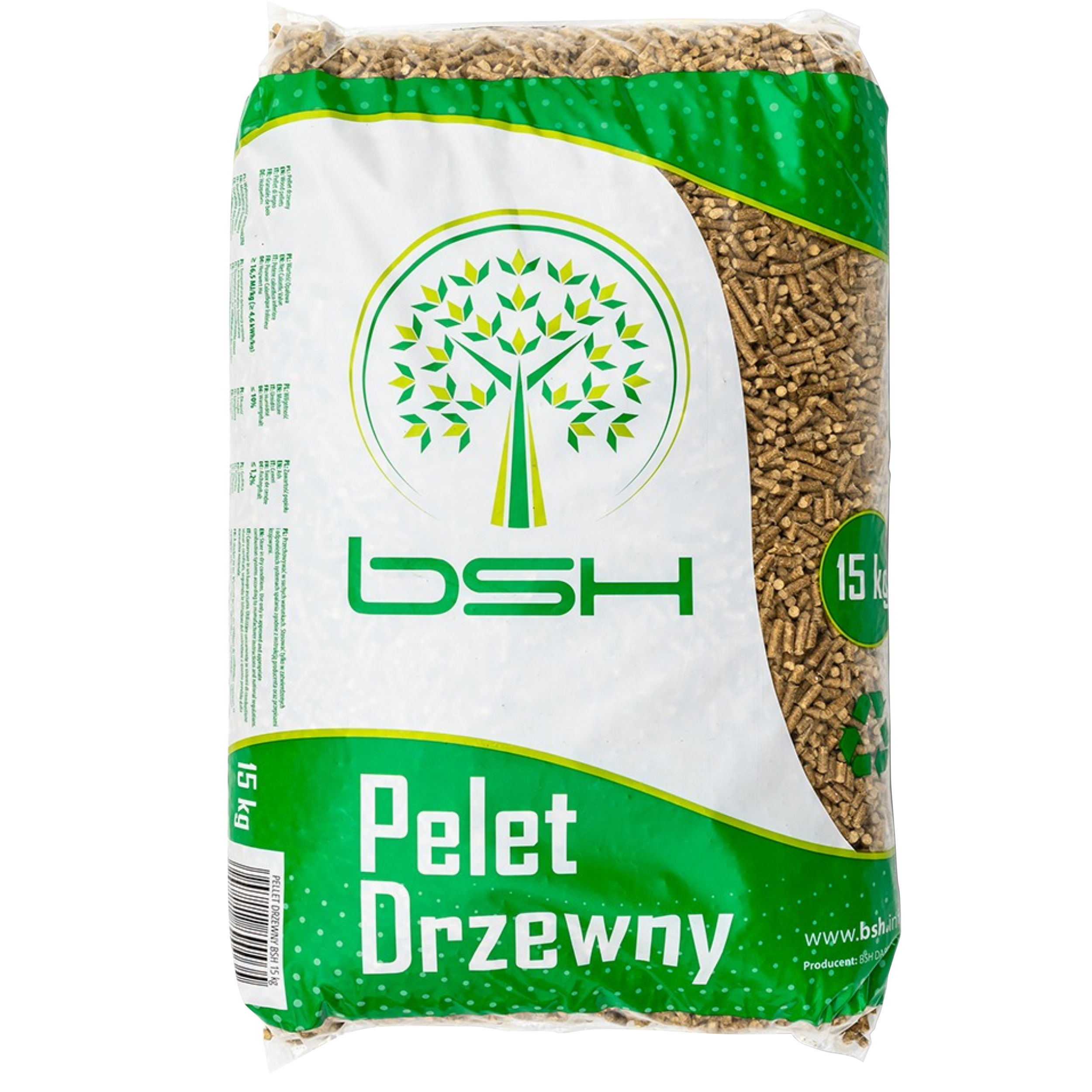 Pellet drzewny A2 15 kg BSH - Leroy Merlin