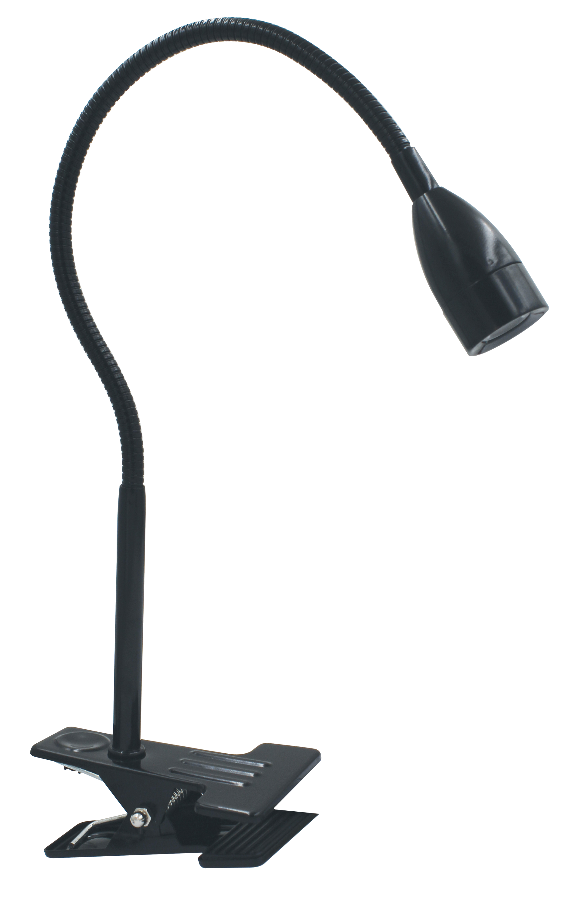 Lampka z klipsem GAO czarna LED Inspire - Leroy Merlin