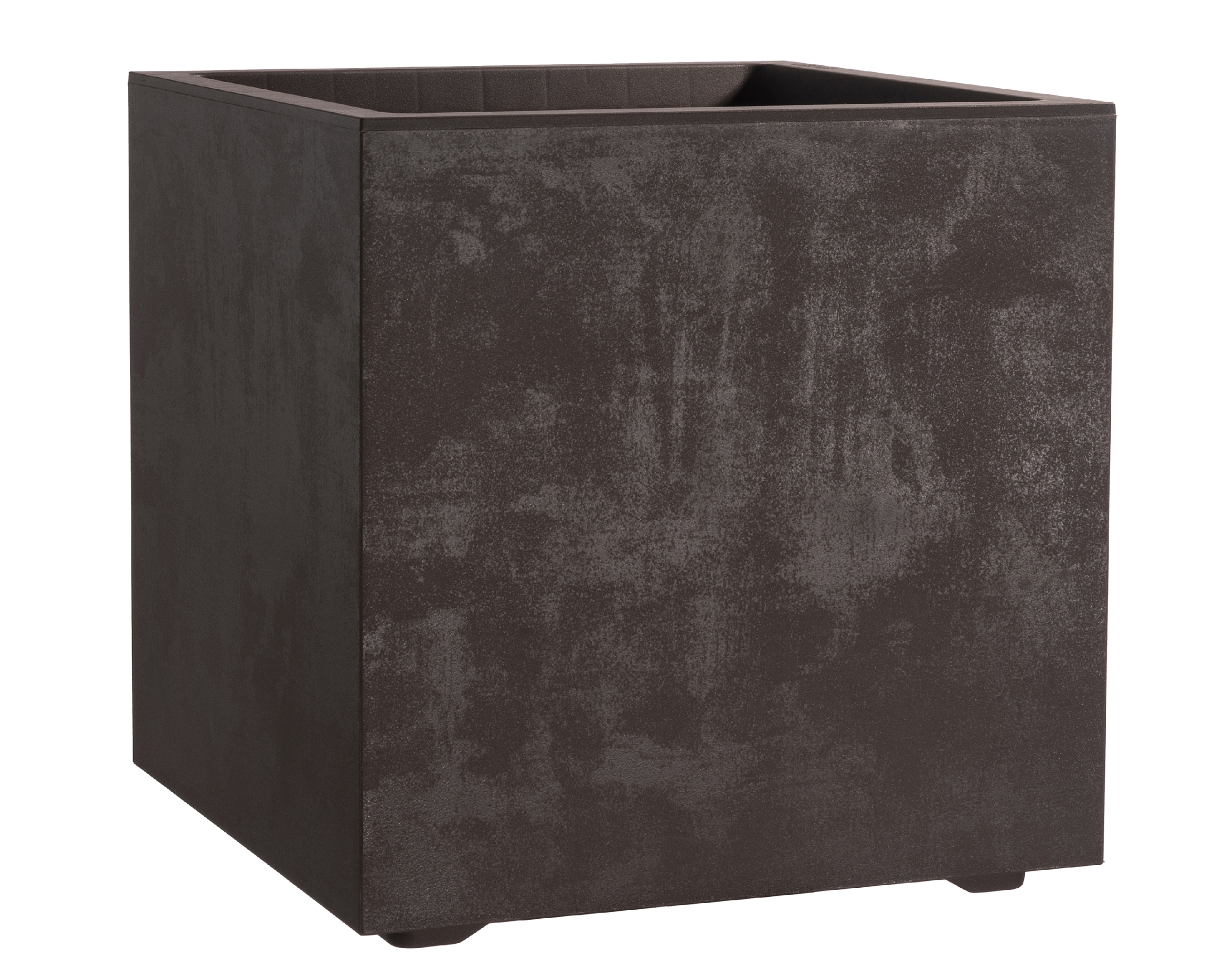 Maceta de polipropileno Millennium R marrón de 39x39x39.1cm | Leroy Merlin