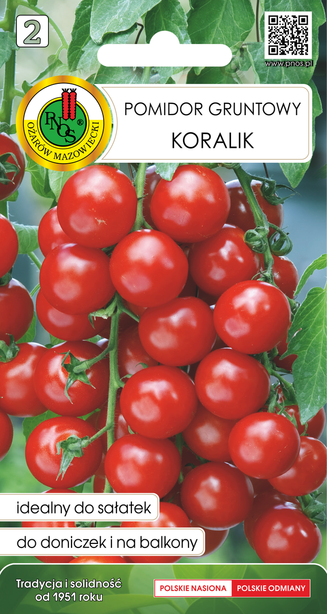 Nasiona pomidorów gruntowych, karłowych i szklarniowych