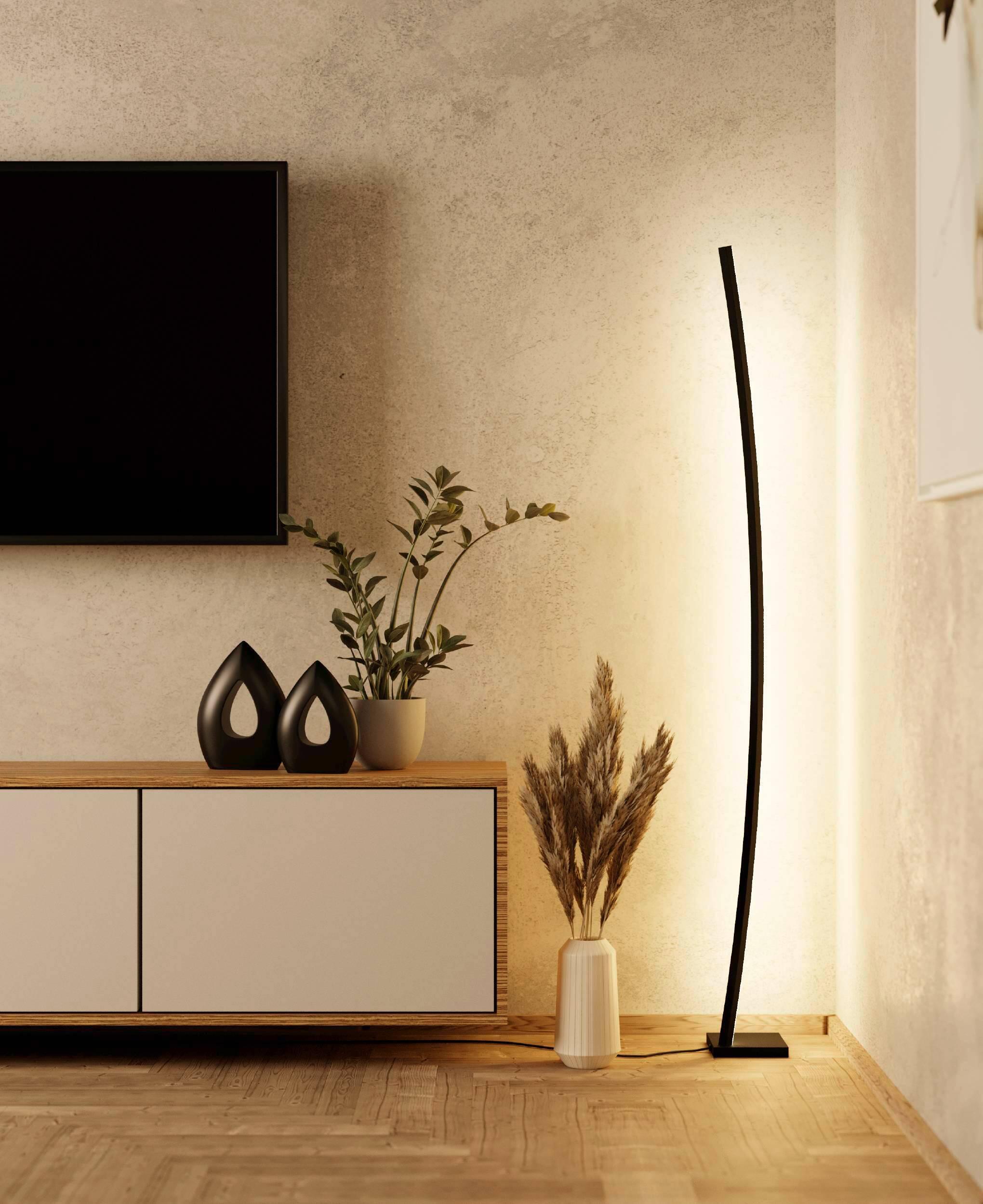 Lampada da terra arco Picacha nero H 162cm EGLO | Leroy Merlin