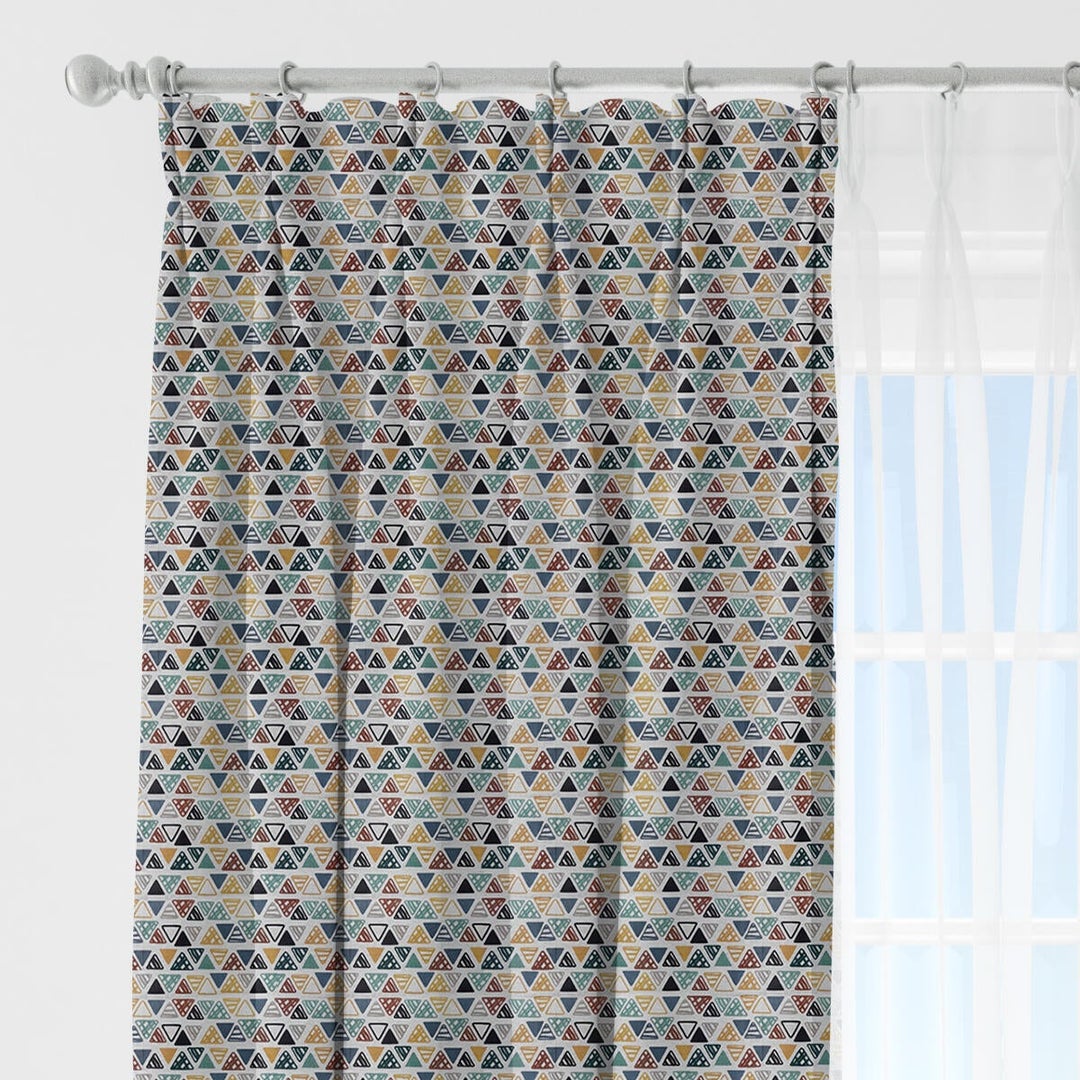 Κουρτίνα Vala design πολύχρωμη Μ137xΥ150cm