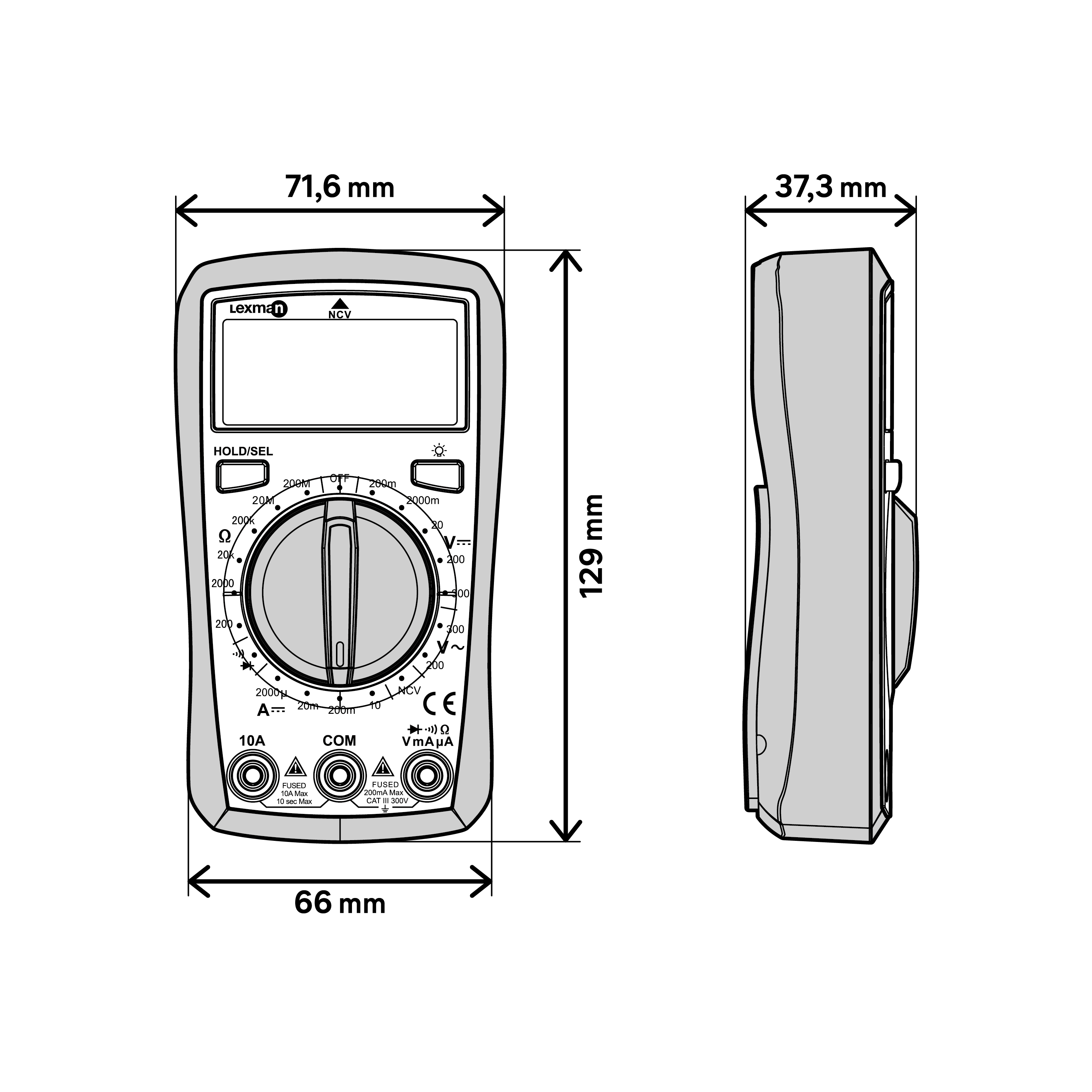 Multímetro LEXMAN nivel 1 | Leroy Merlin