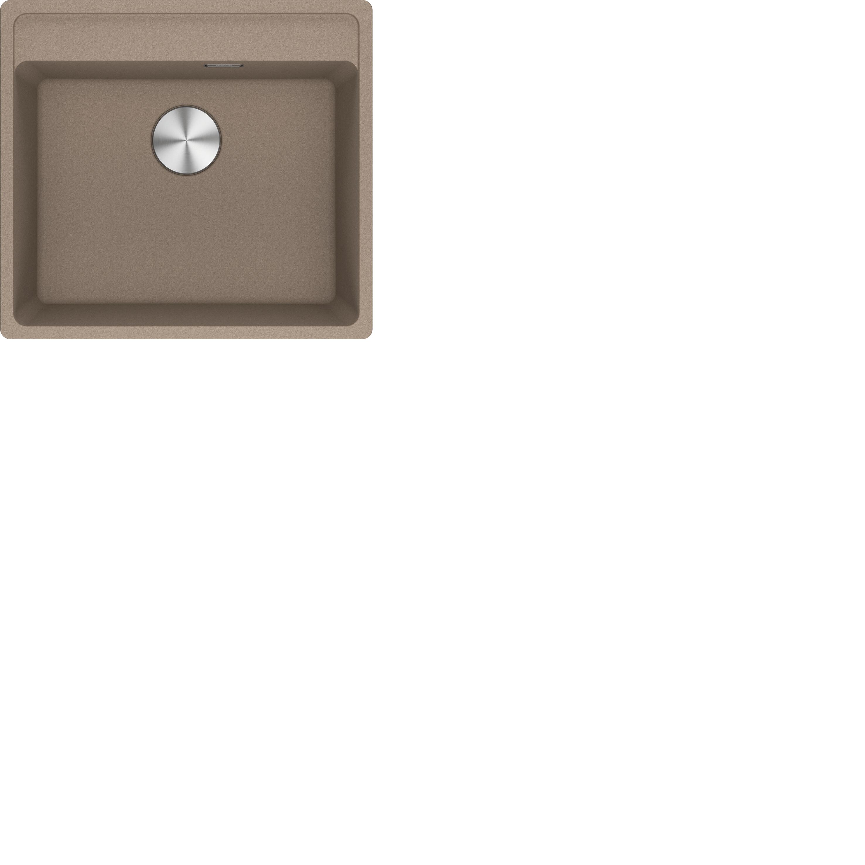 Lavello integrato 1 vasca FRANKE Maris fragranite L 51 x L 56 cm ...