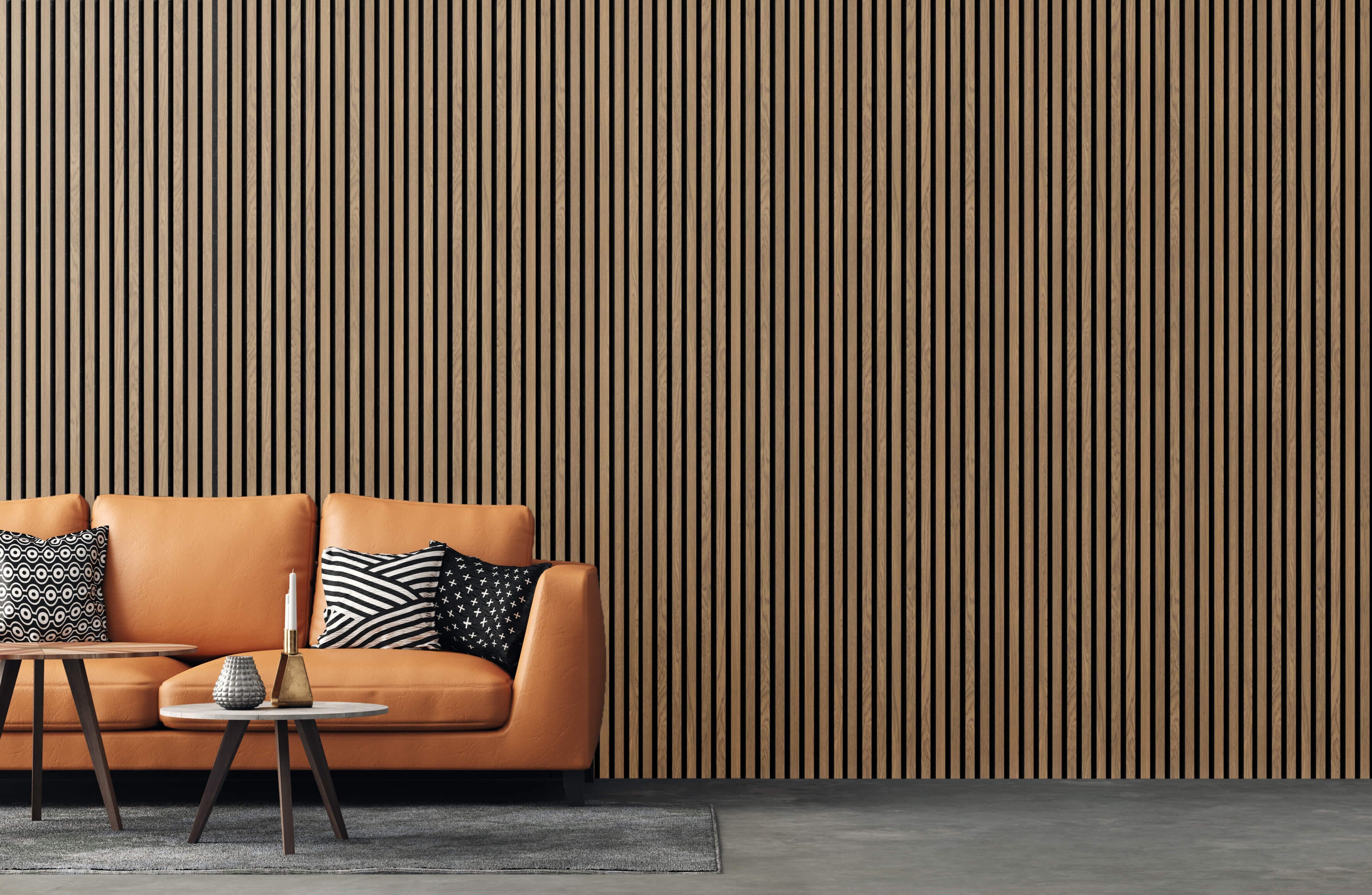 Pannello decorativo fonoassorbente Superior FIBROTECH Rovere scuro L ... Pannello decorativo fonoassorbente Superior FIBROTECH Rovere scuro L ...