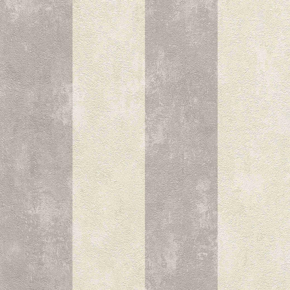 Carta da parati Righe Rasch tortora, 53 cm x 10 m | Leroy Merlin