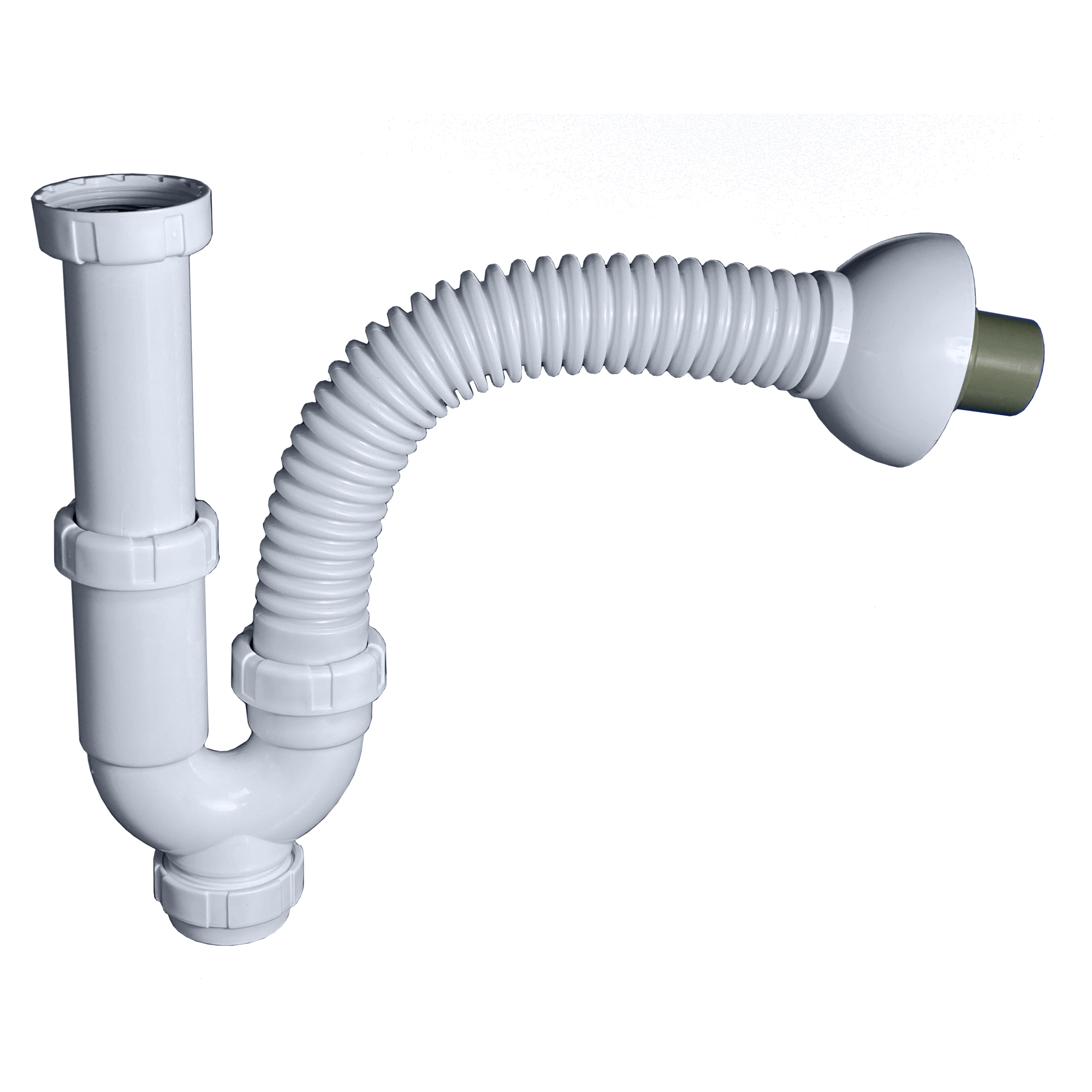 Sifón curvo para lavabo Flex 1-1/2X40 | Leroy Merlin