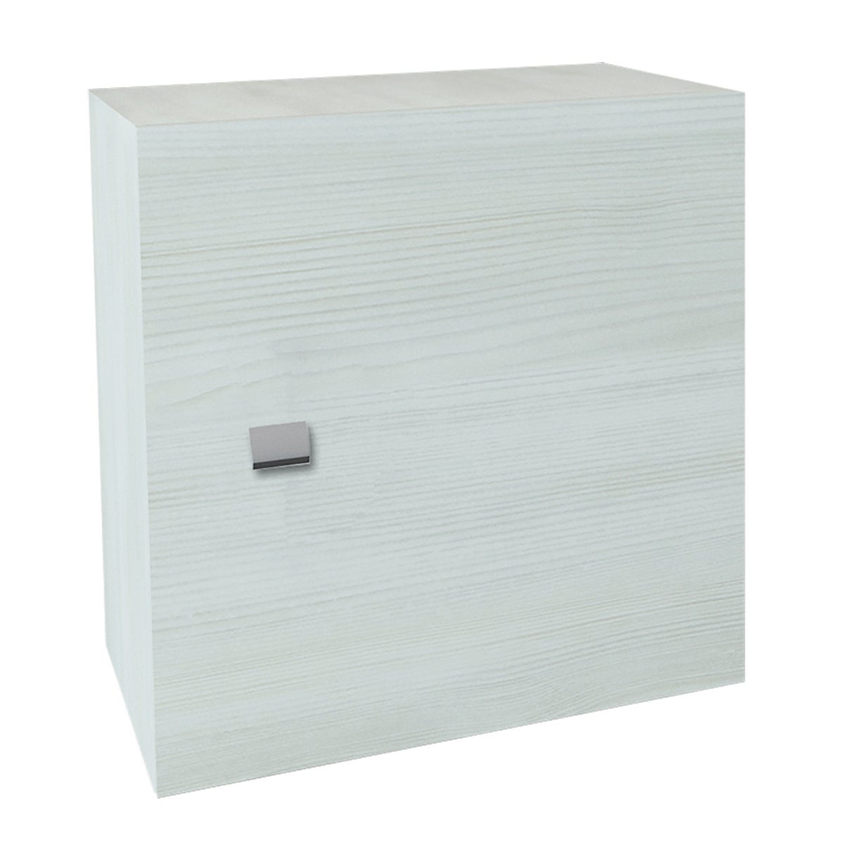 Pensile bagno Cubo bianco in mdf, 1 anta apertura da destra e sinistra ...