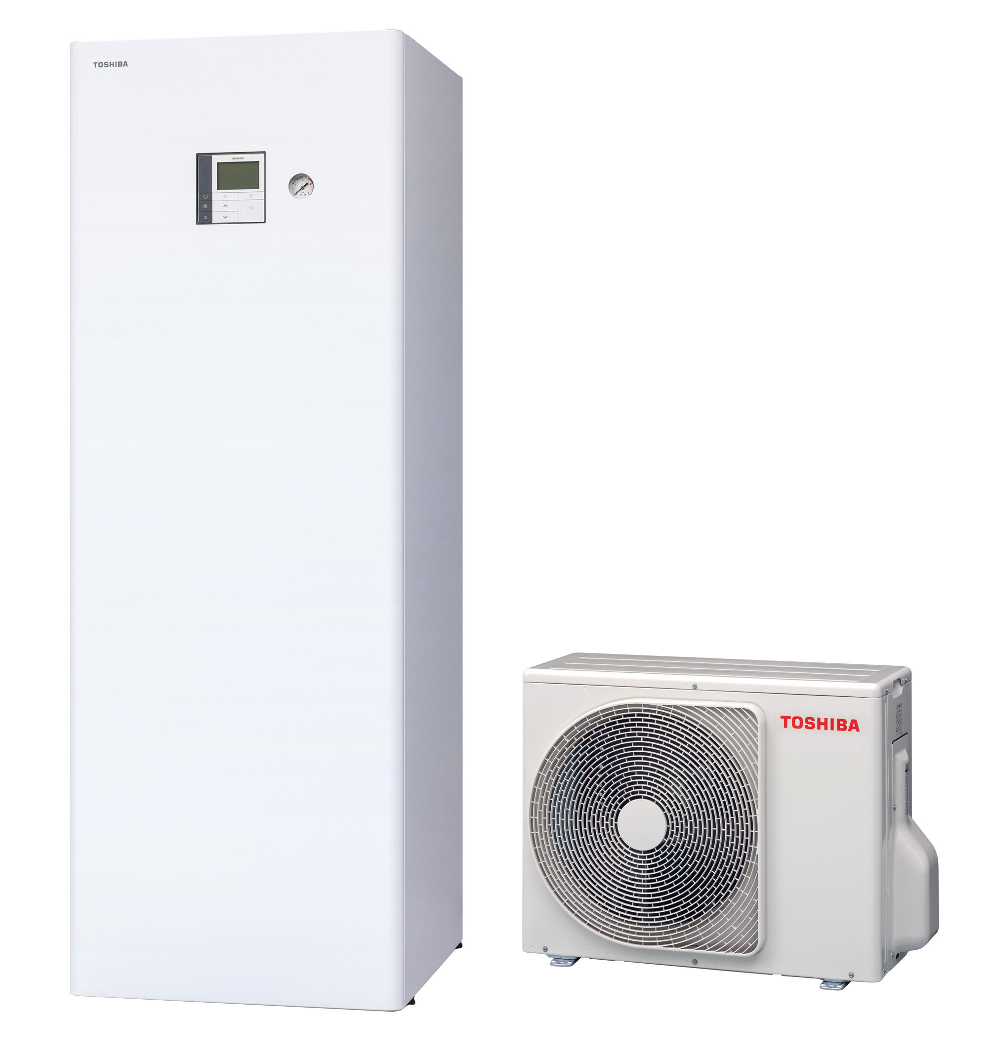 Aerotermia calefacción/acs bibloc Toshiba 4kw Estia con torre 200l r32 ...