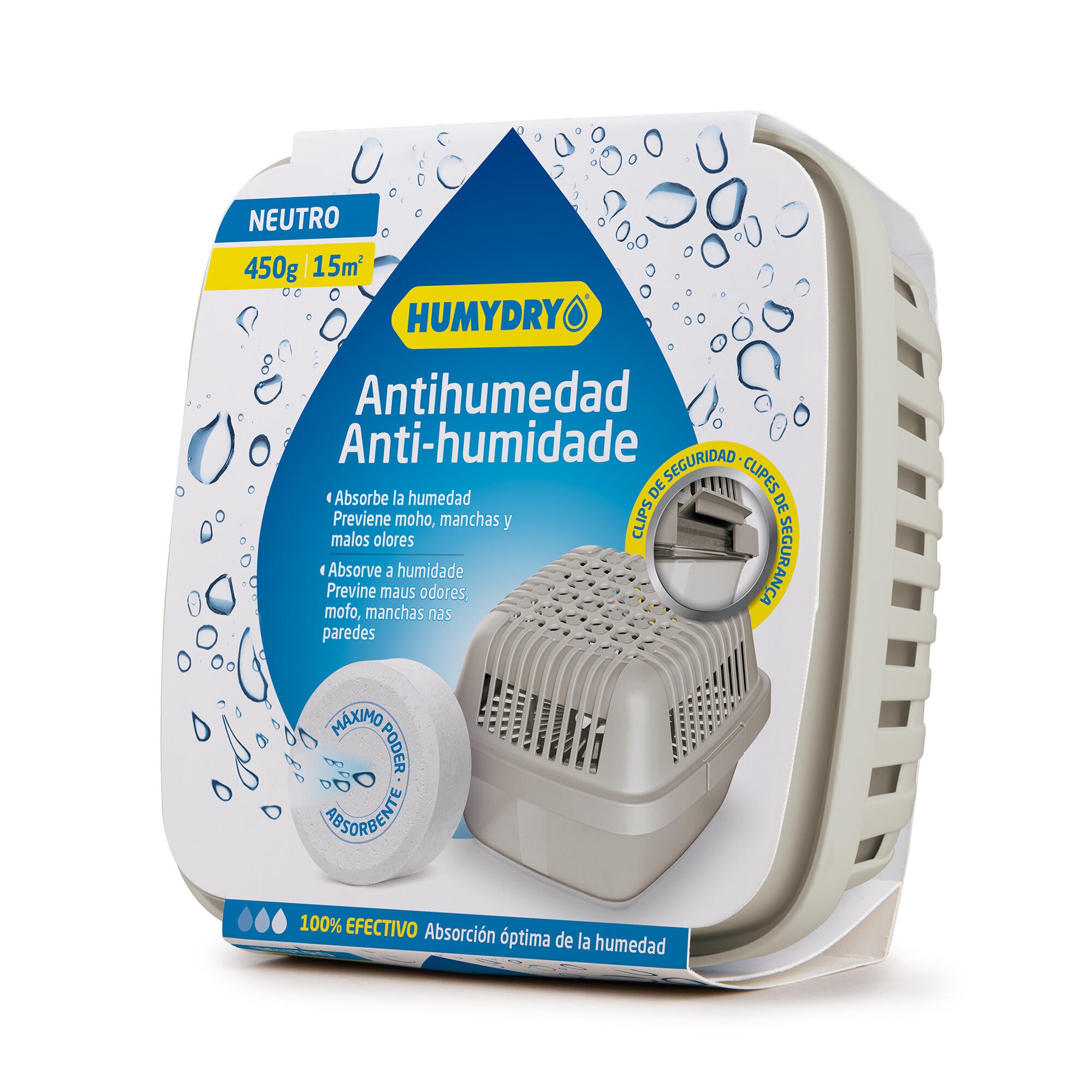 Absorbe humedad smart HUMYDRY 450 gr neutro | Leroy Merlin