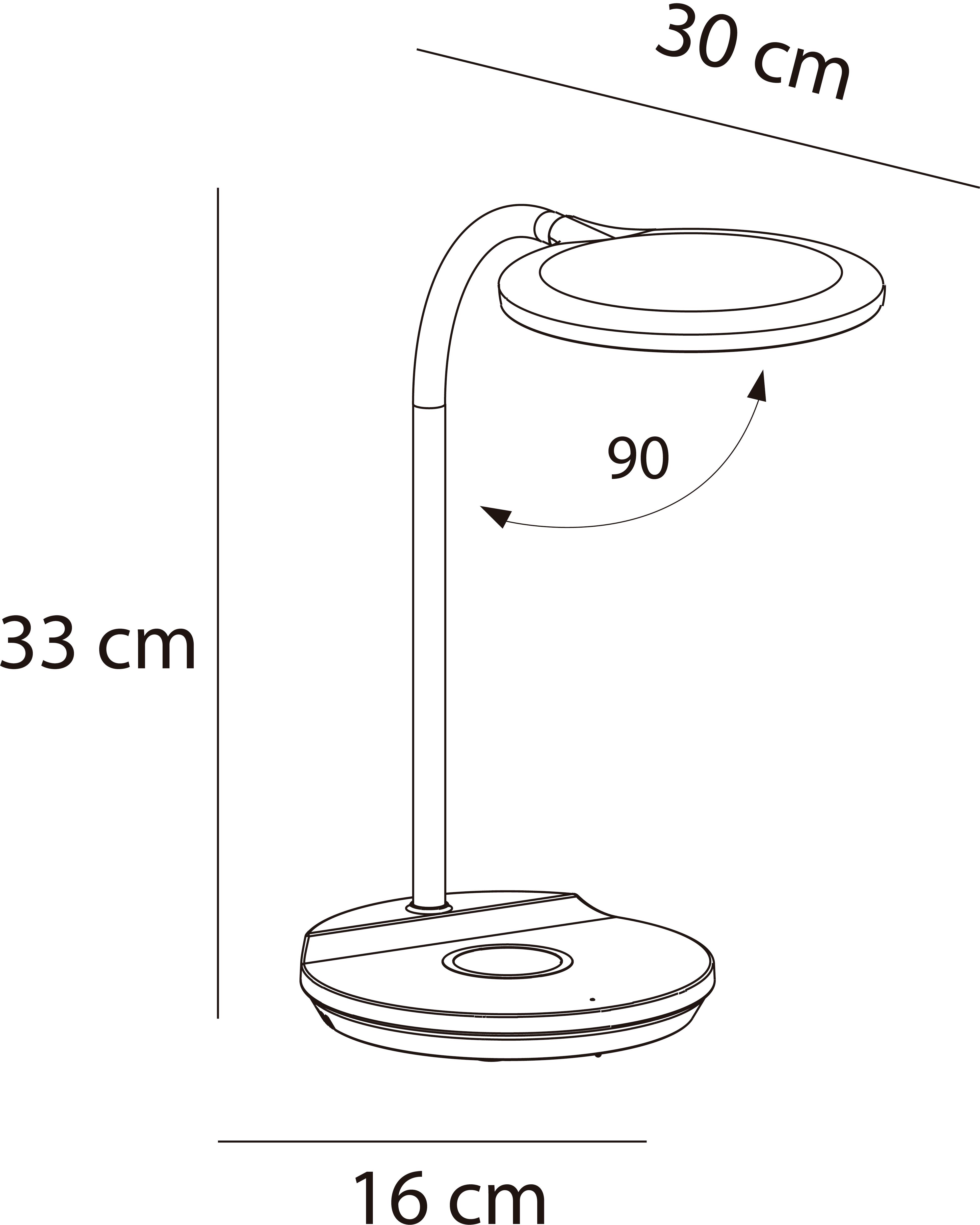 Flexo led Holmes CCT USB táctil blanco | Leroy Merlin