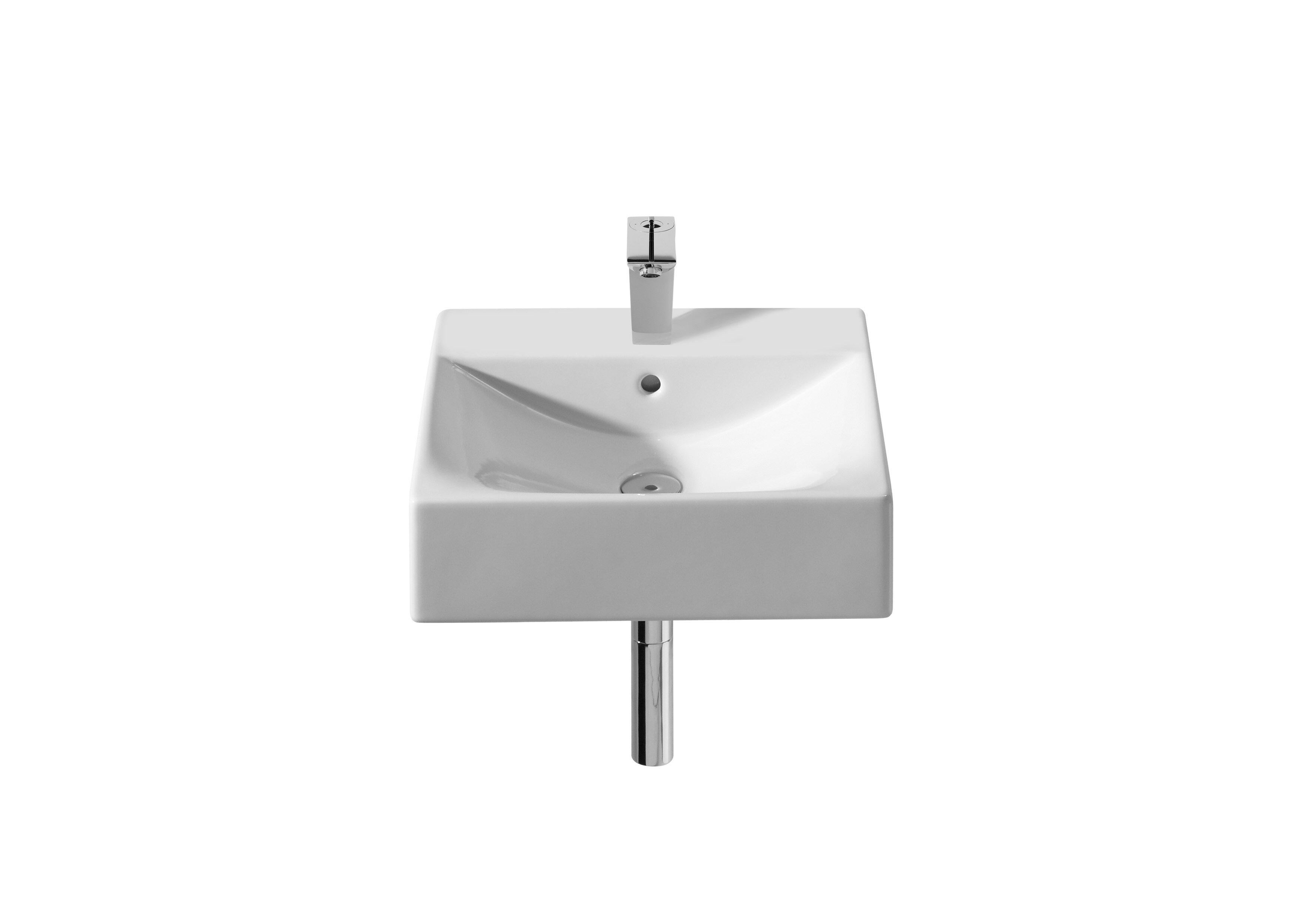 Lavabo de sobreponer Diverta blanco 47x13.5x44 cm | Leroy Merlin
