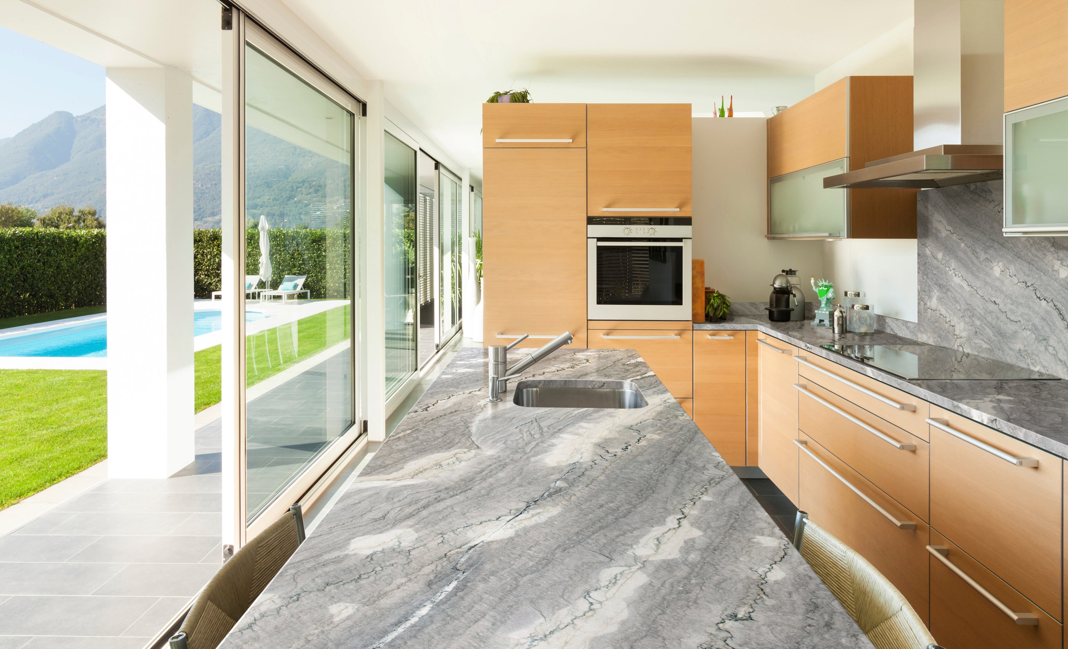 Encimeras de granito de colores: elegancia natural para la cocina ...