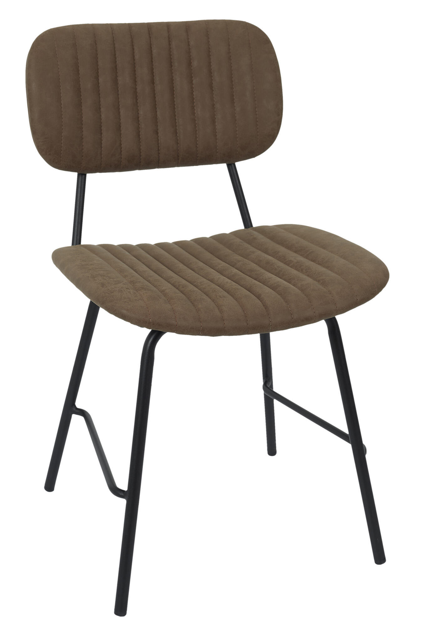Pack de 2 sillas Taylor de 52x78x45 cm en color marrón | Leroy Merlin