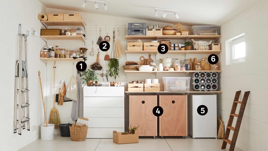 Un cellier bien aménagé dans le garage | Leroy Merlin