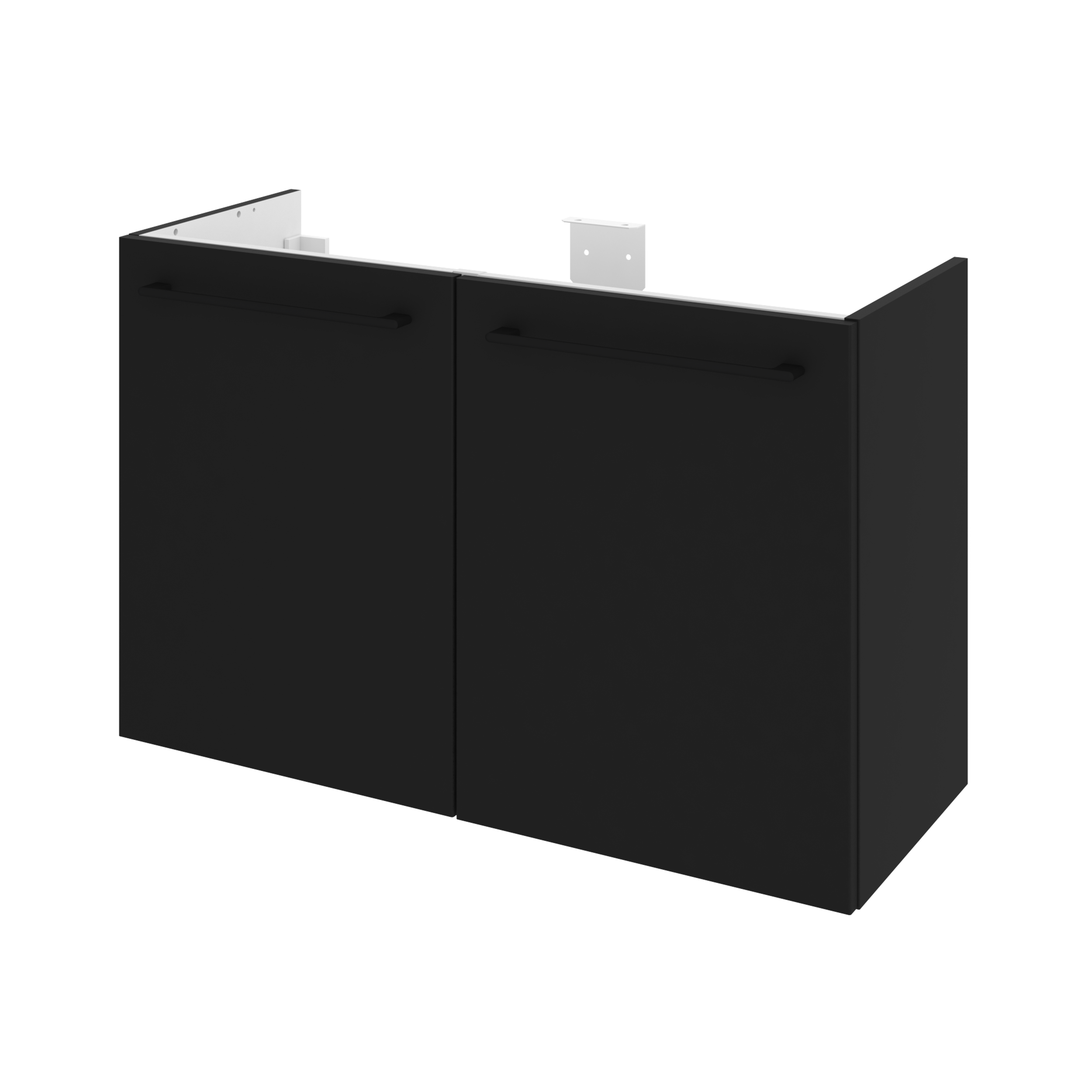 Szafka pod umywalkę Remix Black Mat 90 Sensea - Leroy Merlin