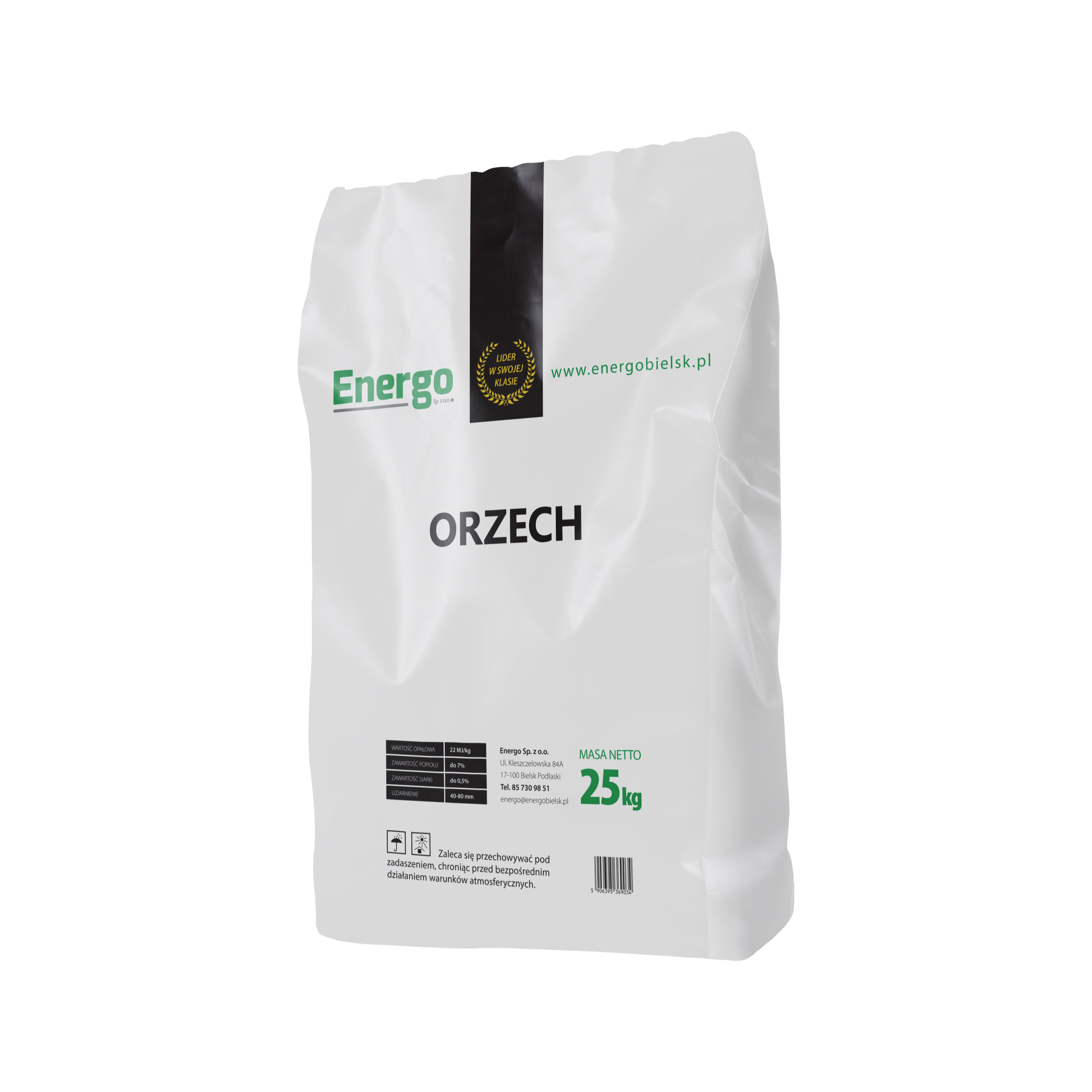 Węgiel orzech ENERGO Orzech 22-24MJ/kg z akcyzą 25kg - Leroy Merlin