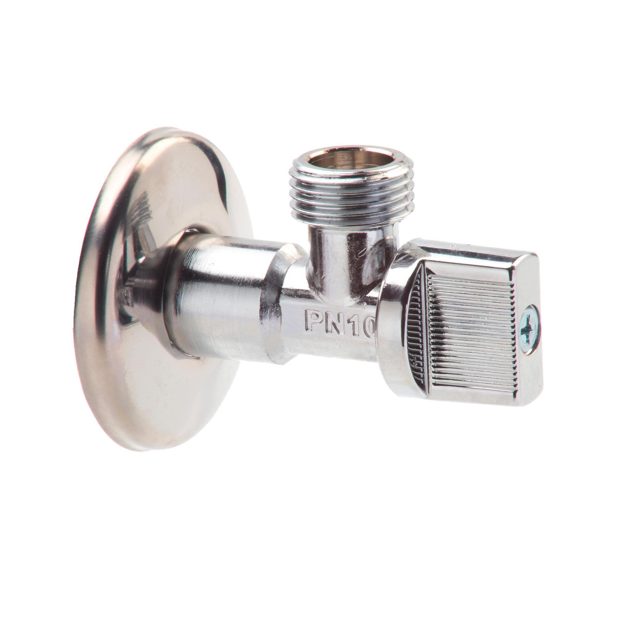 Llave de escuadra antical Latón 1/2" - 1/2" EQUATION | Leroy Merlin