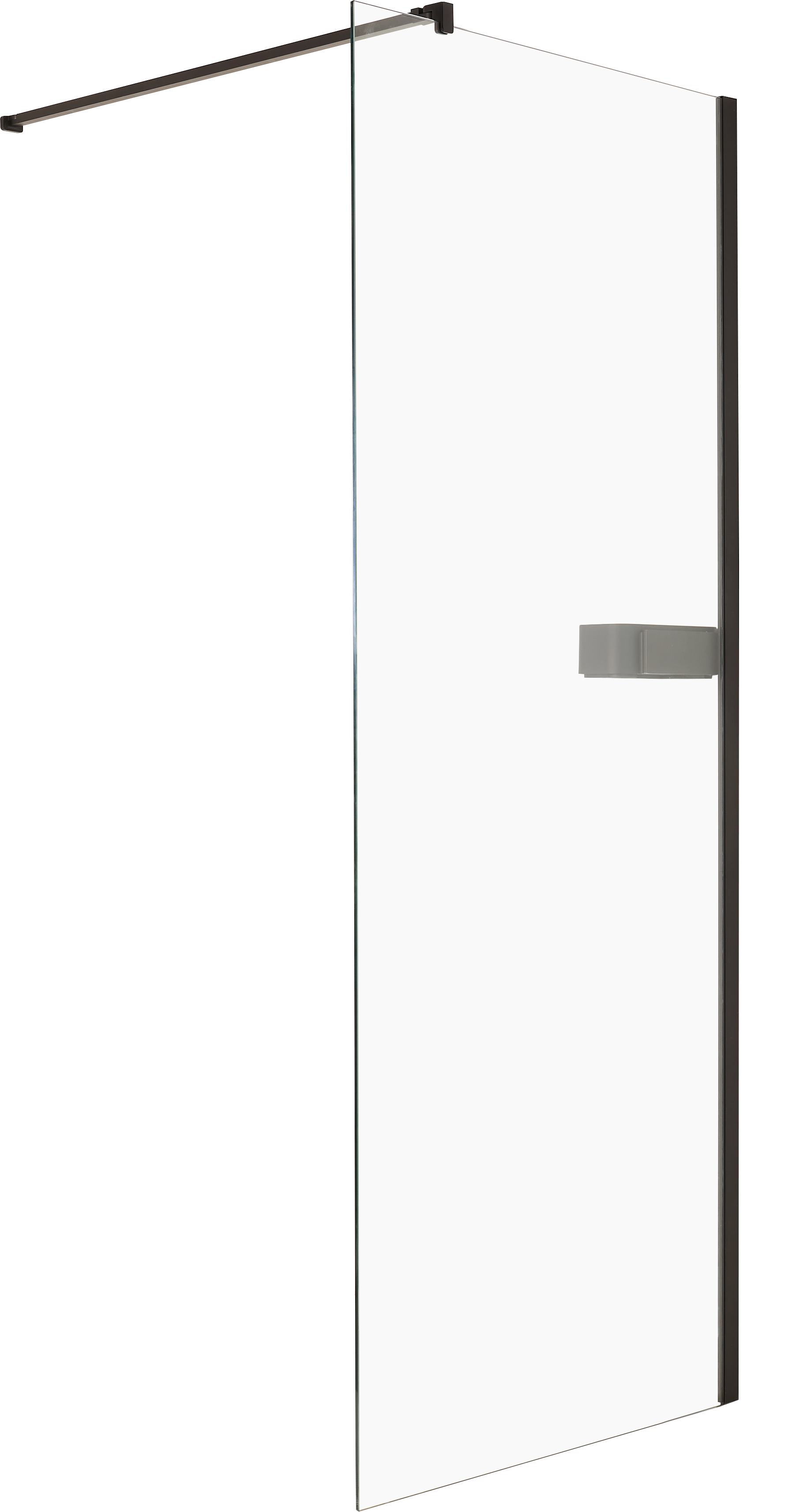 Kabina Walk-in INC 90x200 transparentna profil czarny Sealskin - Leroy ...