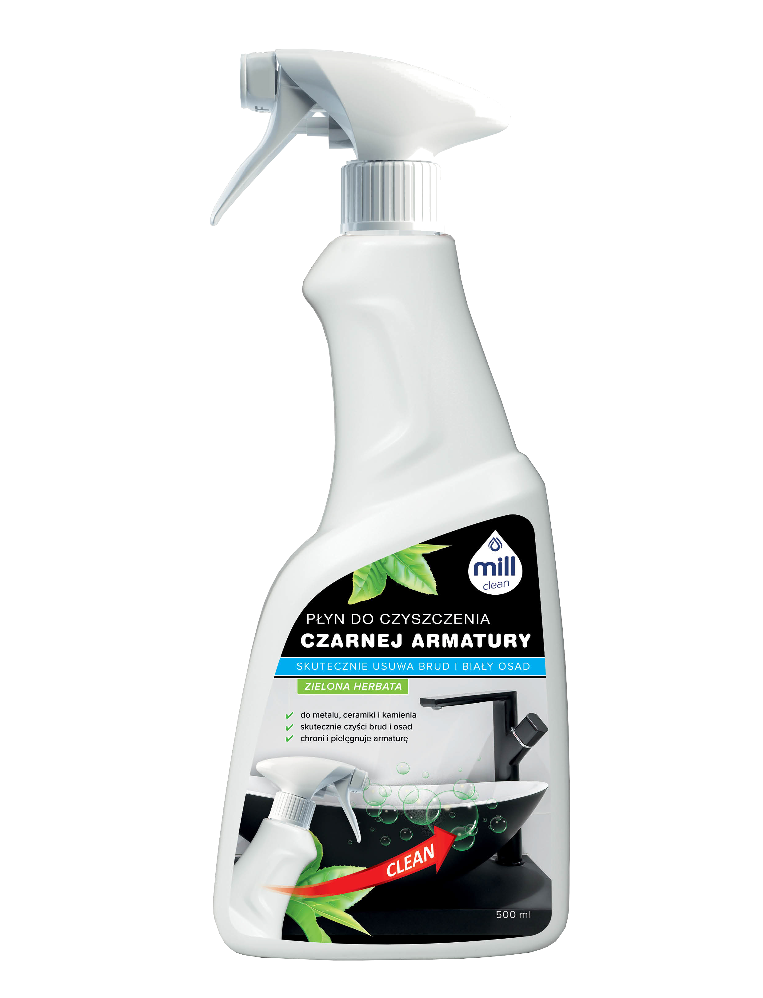 Środek do czyszczenia czarnej armatury 0.55 l Mill Clean - Leroy Merlin