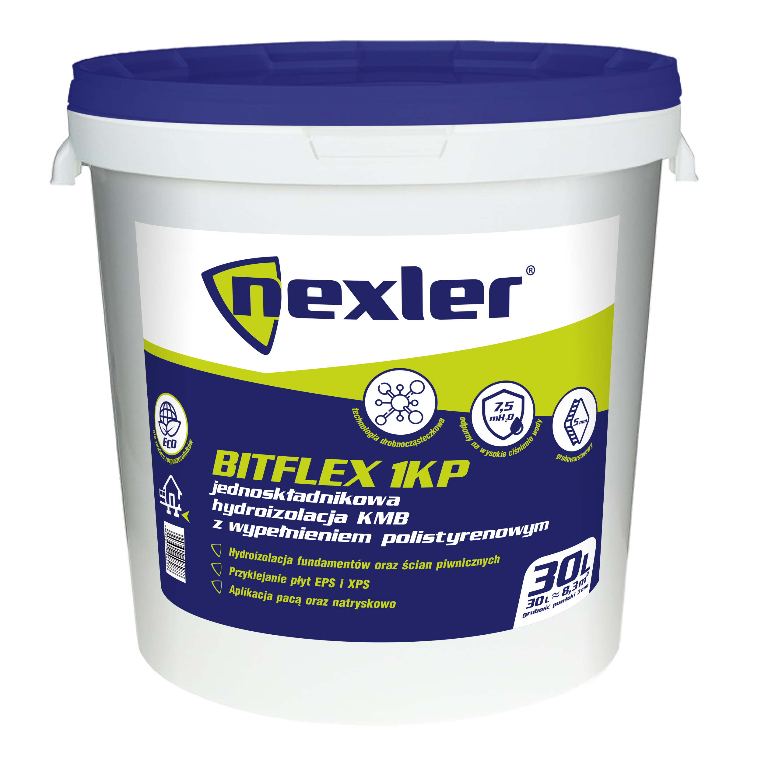 Emulsja bitumiczna Bitflex 1KP 30 litrów Nexler - Leroy Merlin