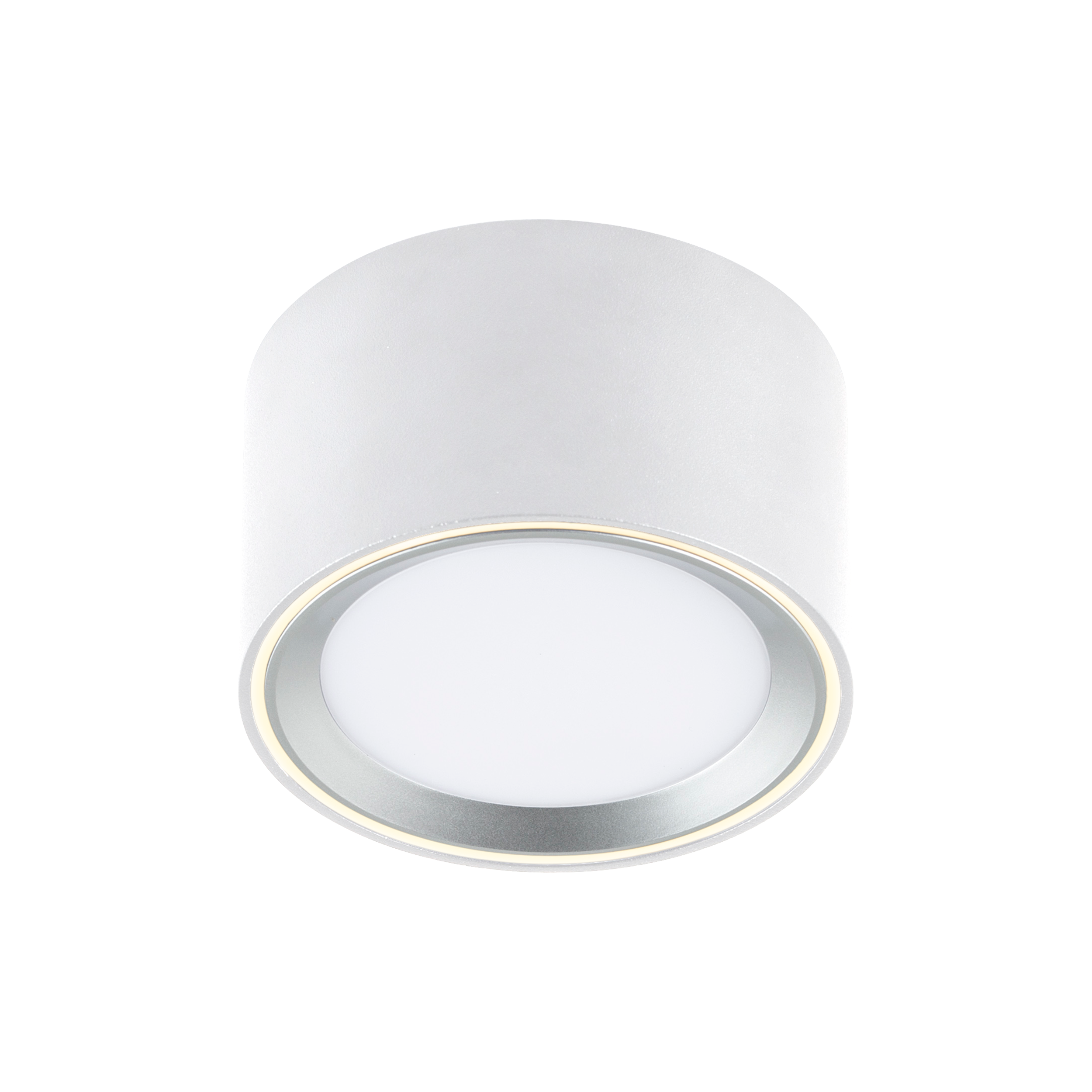 Foco de superficie INSPIRE Oberon redondo blanco 850 lm blanco cálido ...