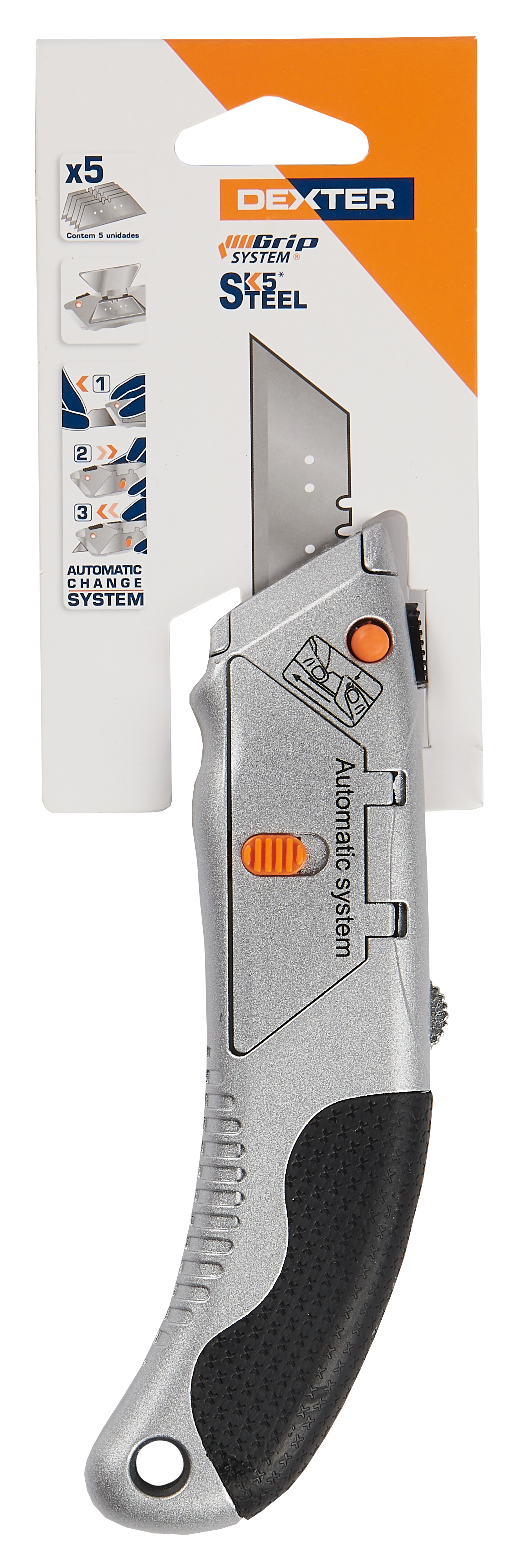 Cutter DEXTER 19mm con deposito de hojas | Leroy Merlin