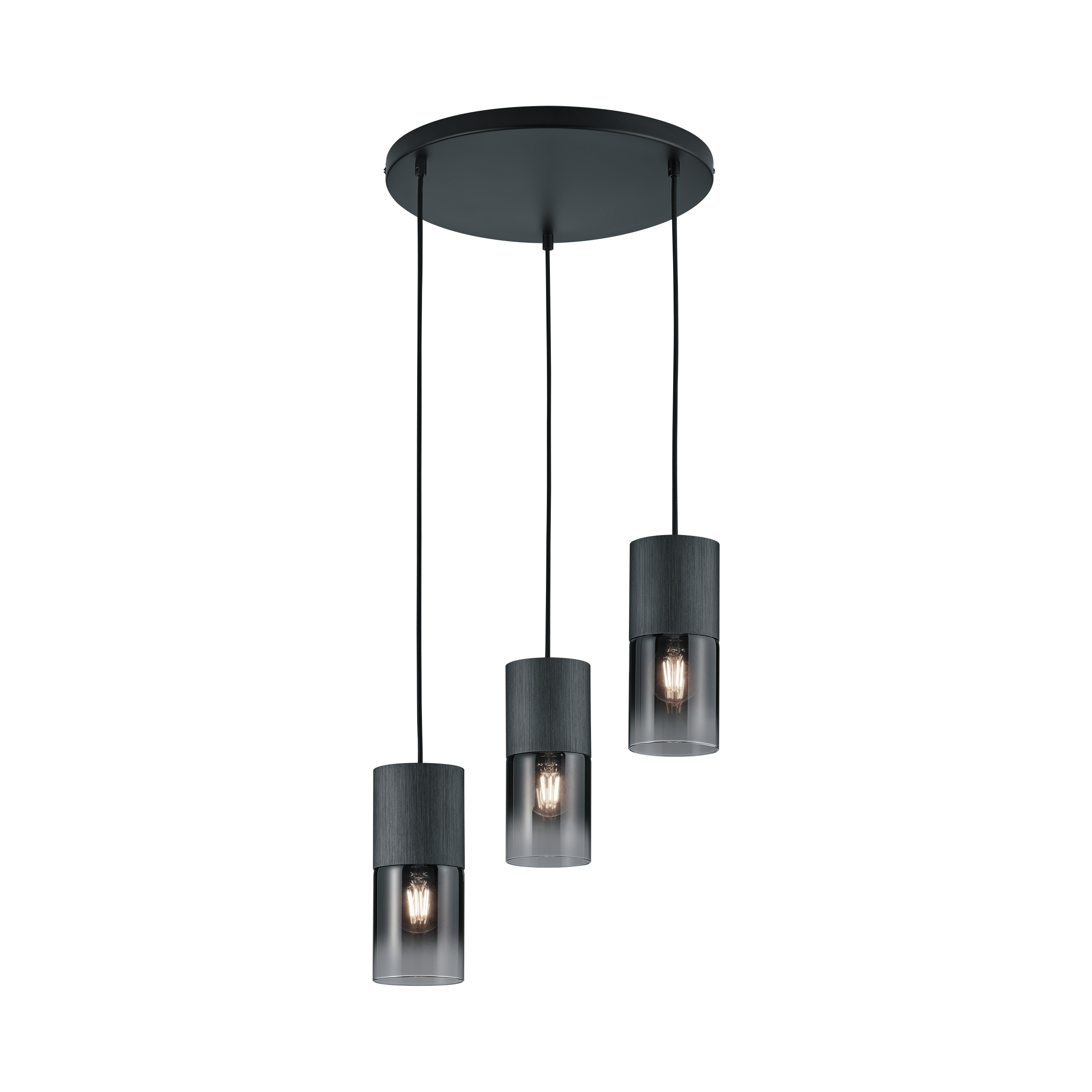Lampa wisząca Robin czarny 3 x E27 Trio Lighting Inter - Leroy Merlin