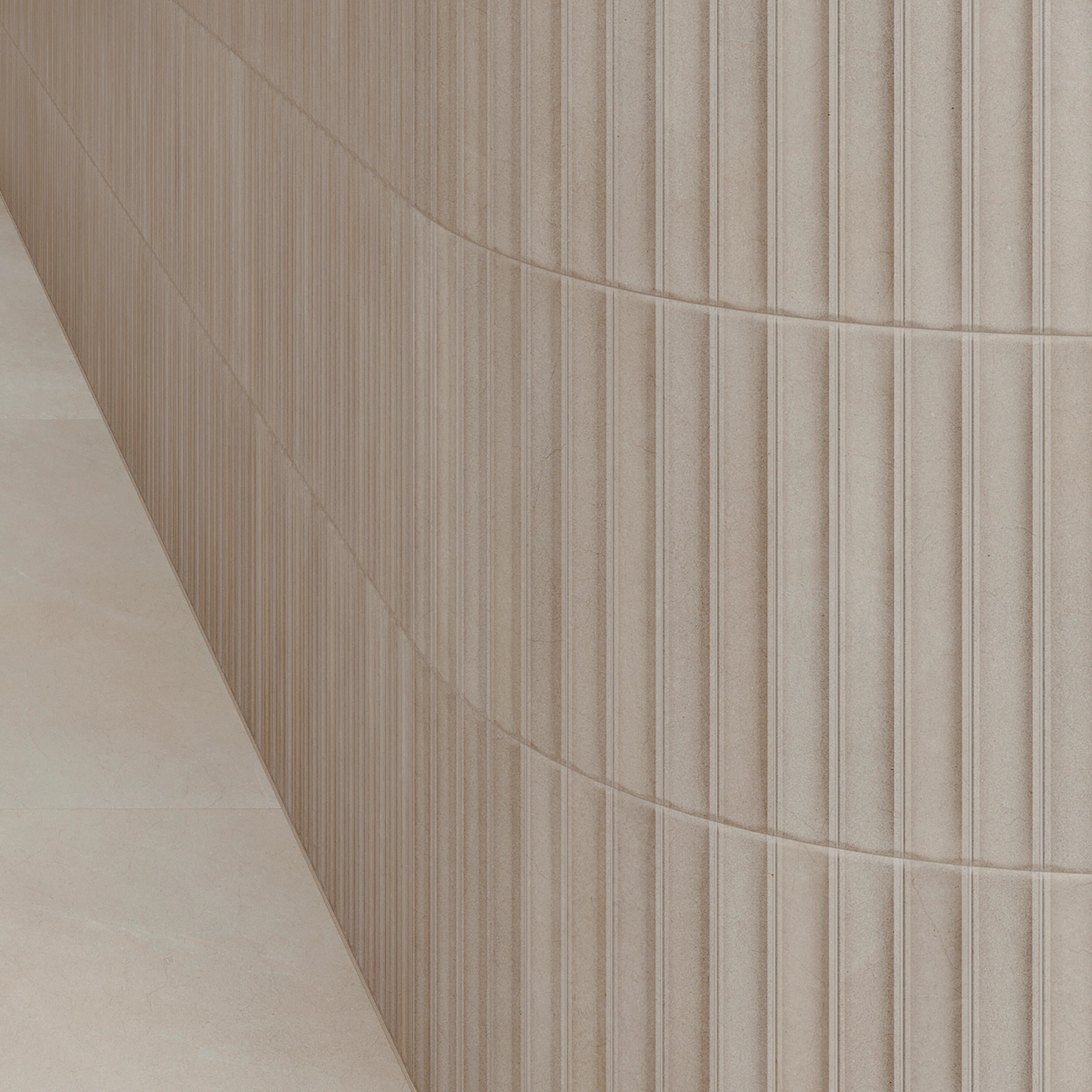 Listel Galbe beige, l.3.2 x L.32 cm | Leroy Merlin