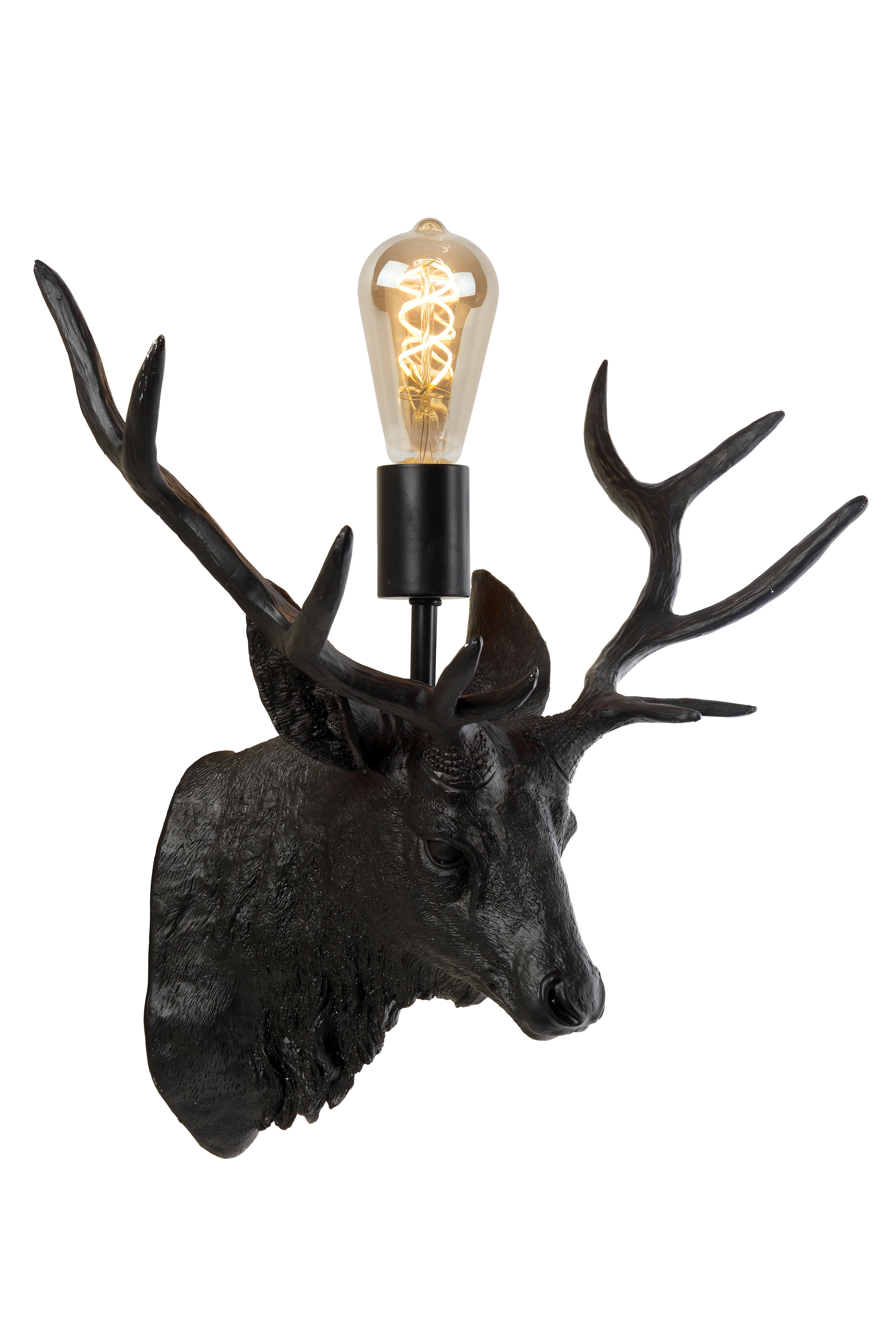 Applique E27, pvc, noir, Caribou, LUCIDE | Leroy Merlin