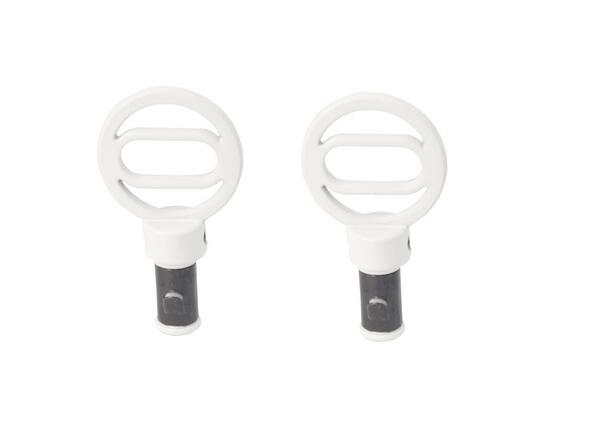 Lot de 2 Embout pour barre de vitrage, Diam.10 mm blanc Design, CESSOT ...