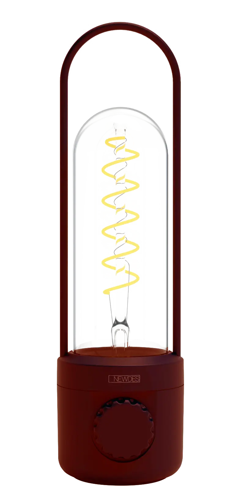 Lampe, design rouge Coil | Leroy Merlin