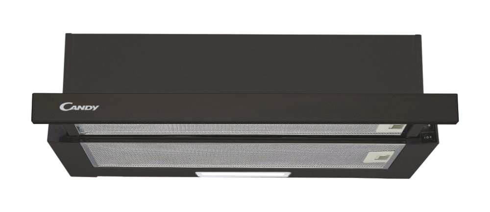 Hotte tiroir L60 cm CANDY CBT625/2B/1 noir | Leroy Merlin