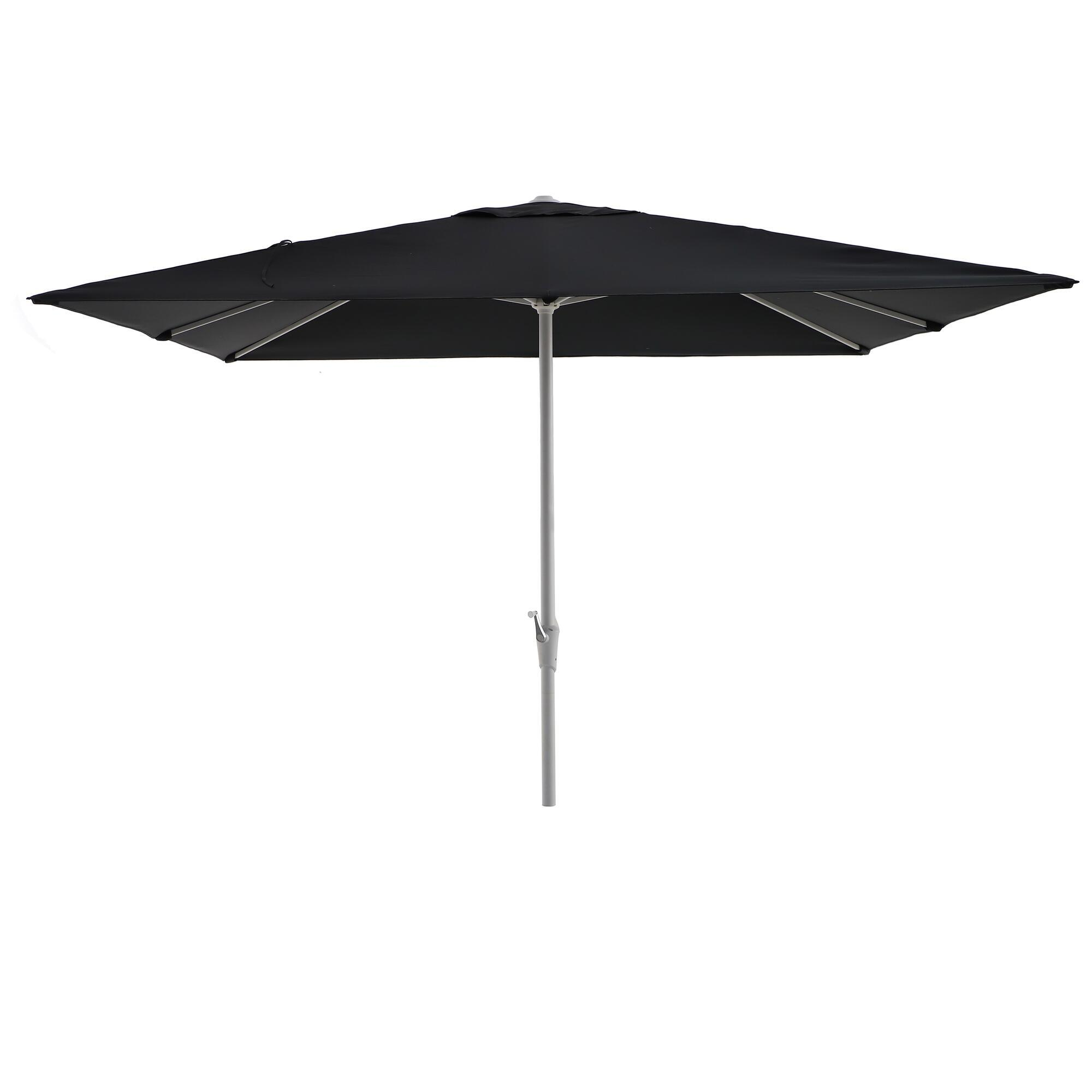 Parasol NATERIAL Aura gris carré | Leroy Merlin
