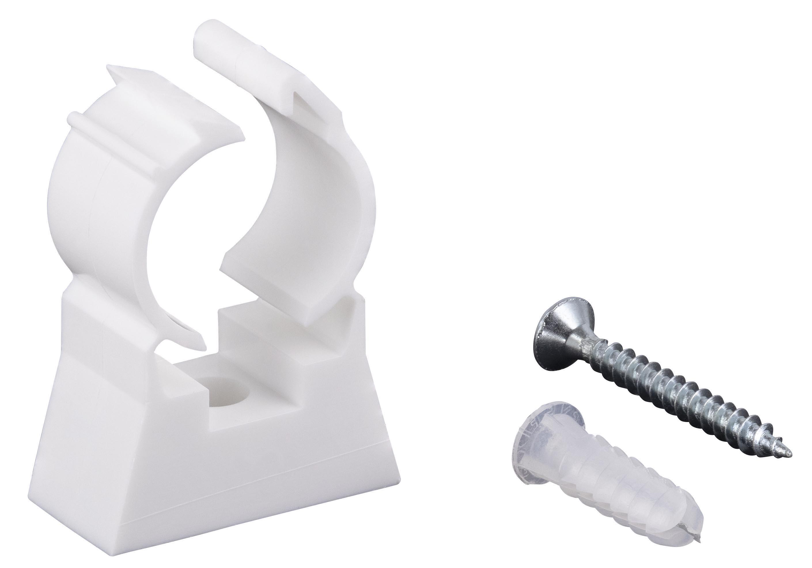 Lot de 10 colliers simples à compression plastique D.16 pour tube en ...