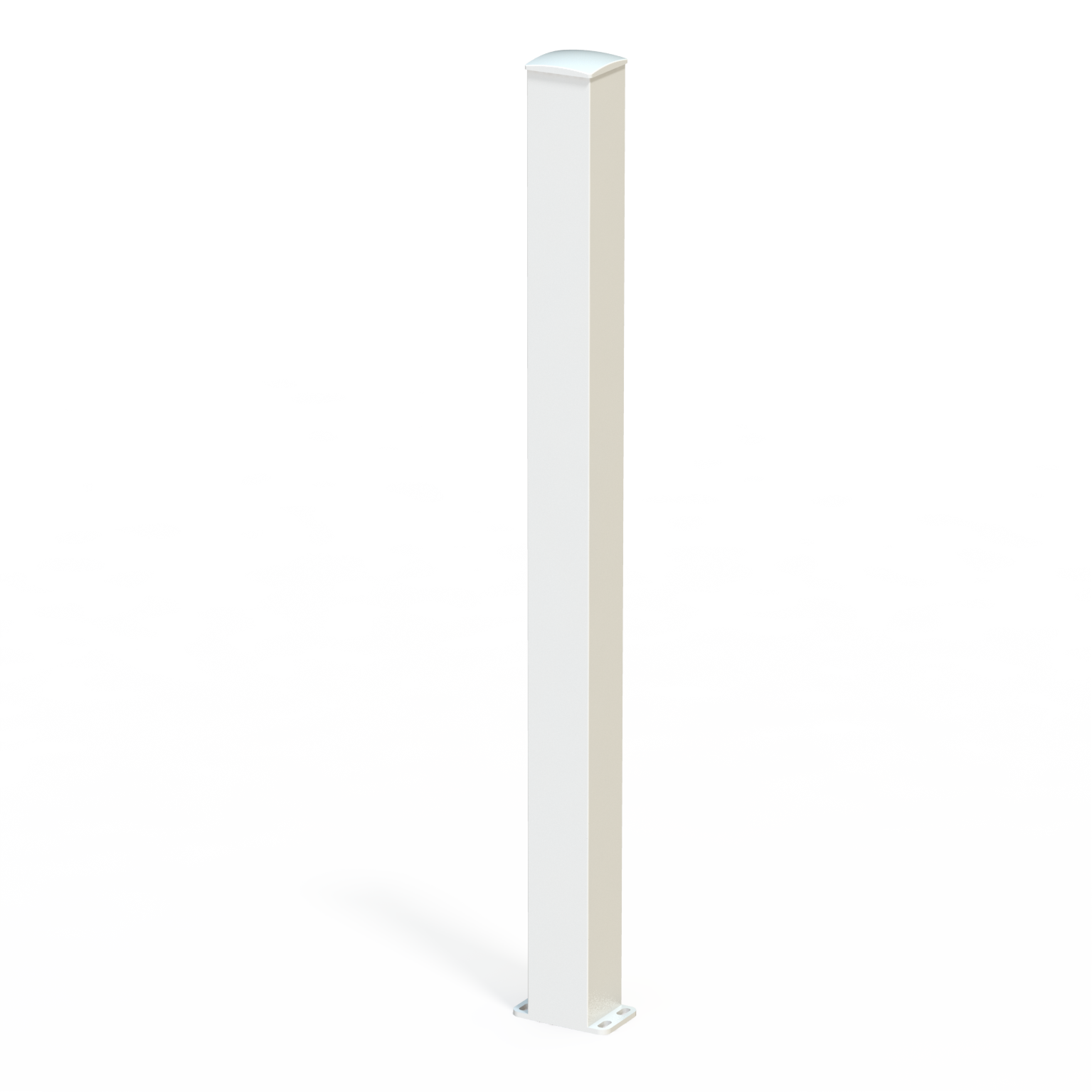 Poste de aluminio blanco de x 140 cm | Leroy Merlin