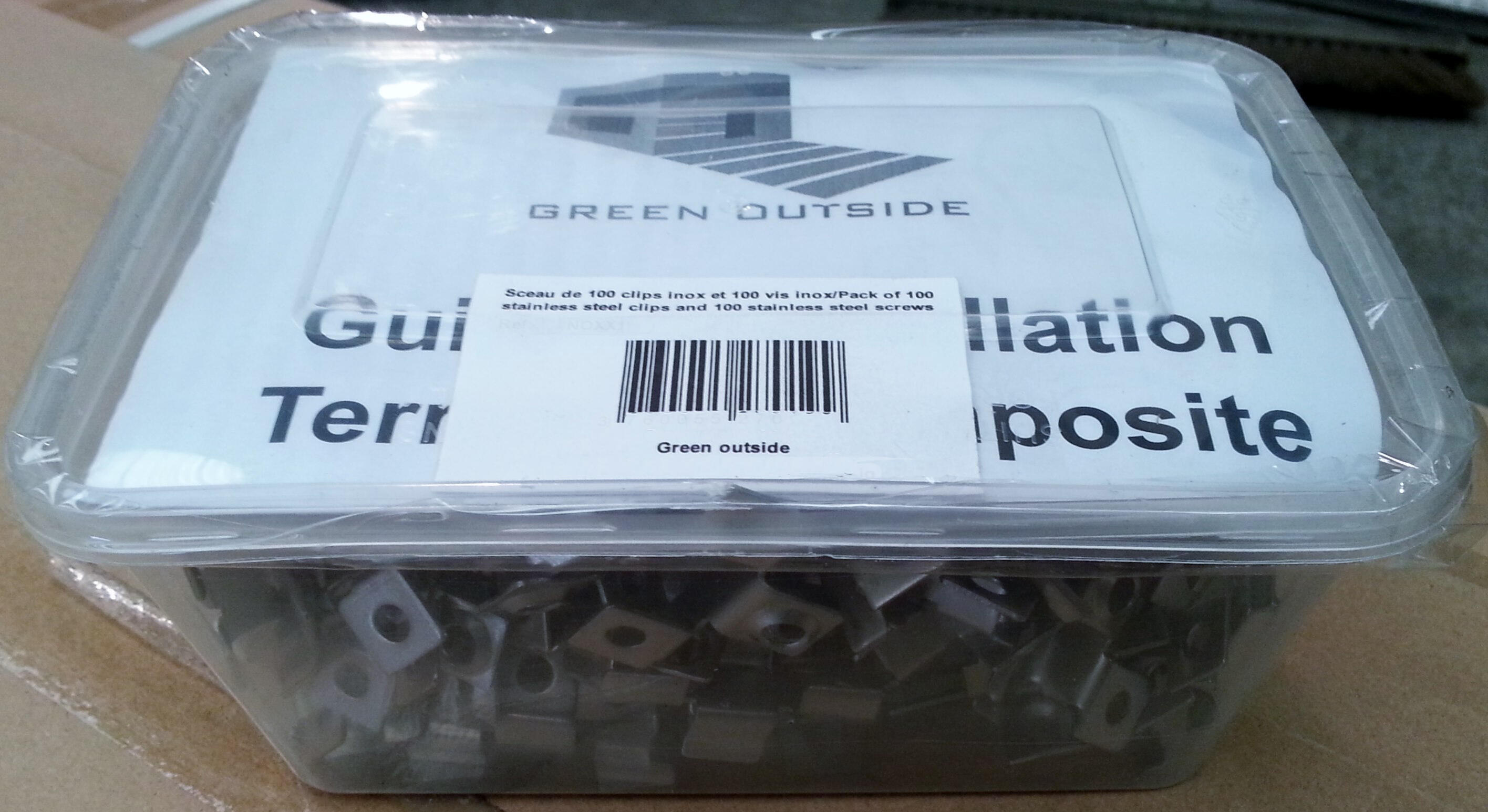 Lot de 100 clips et vis Clipnoxce | Leroy Merlin