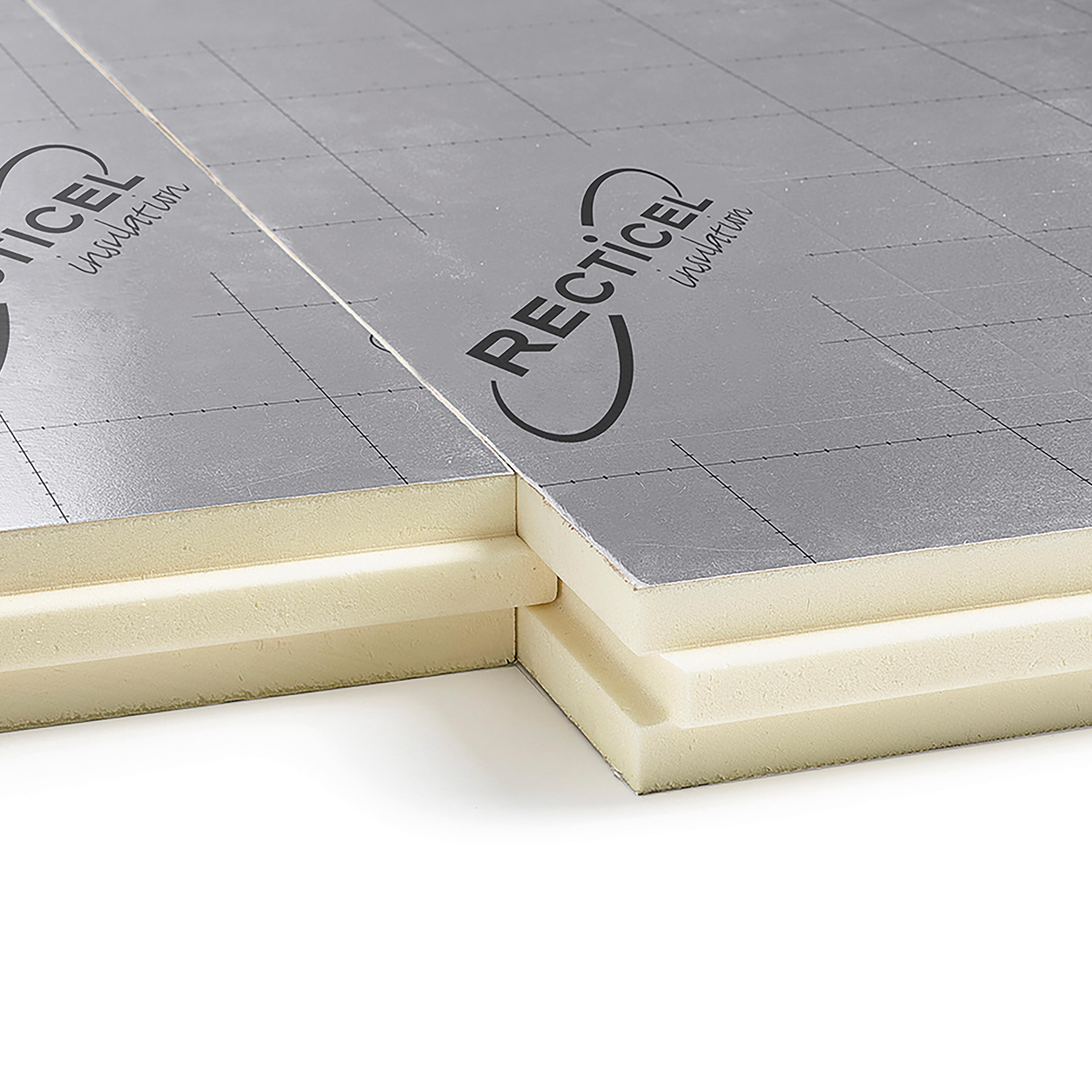 Isolant en polyuréthane RECTICEL, R=2.70, Ep.60mm,1.2x0.60m | Leroy Merlin