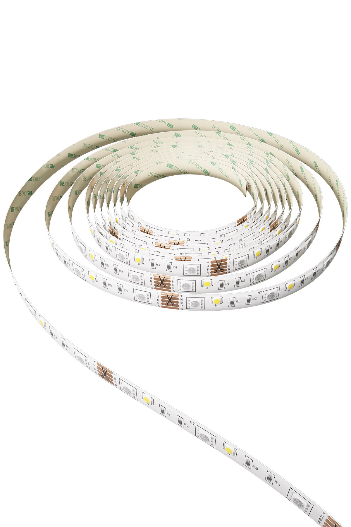 Kit ruban LED connecté wifi 2m, multicolore et blancs, CALEX | Leroy Merlin