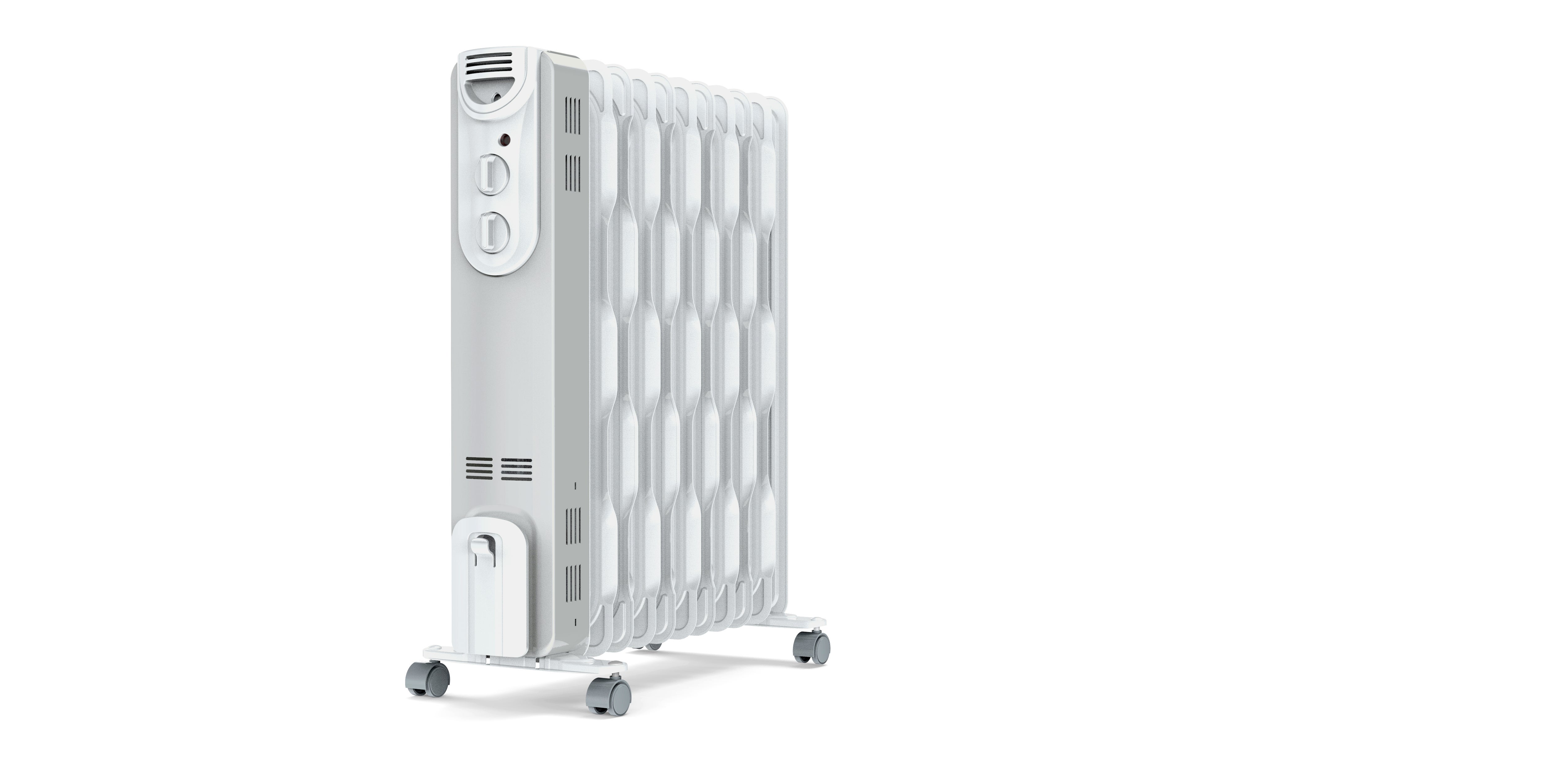 Radiateur bain d'huile électrique 2500 W Orso 2500 SUPRA | Leroy Merlin